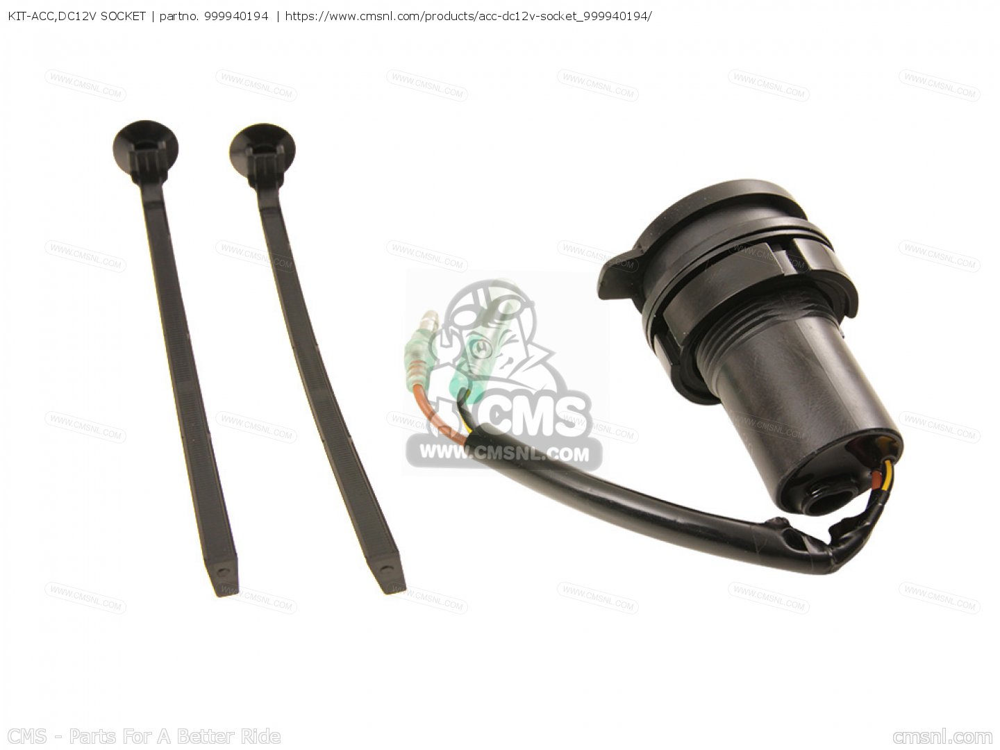 999940194: Kit-acc,dc12v Socket Kawasaki - buy the 99994-0194 at CMSNL