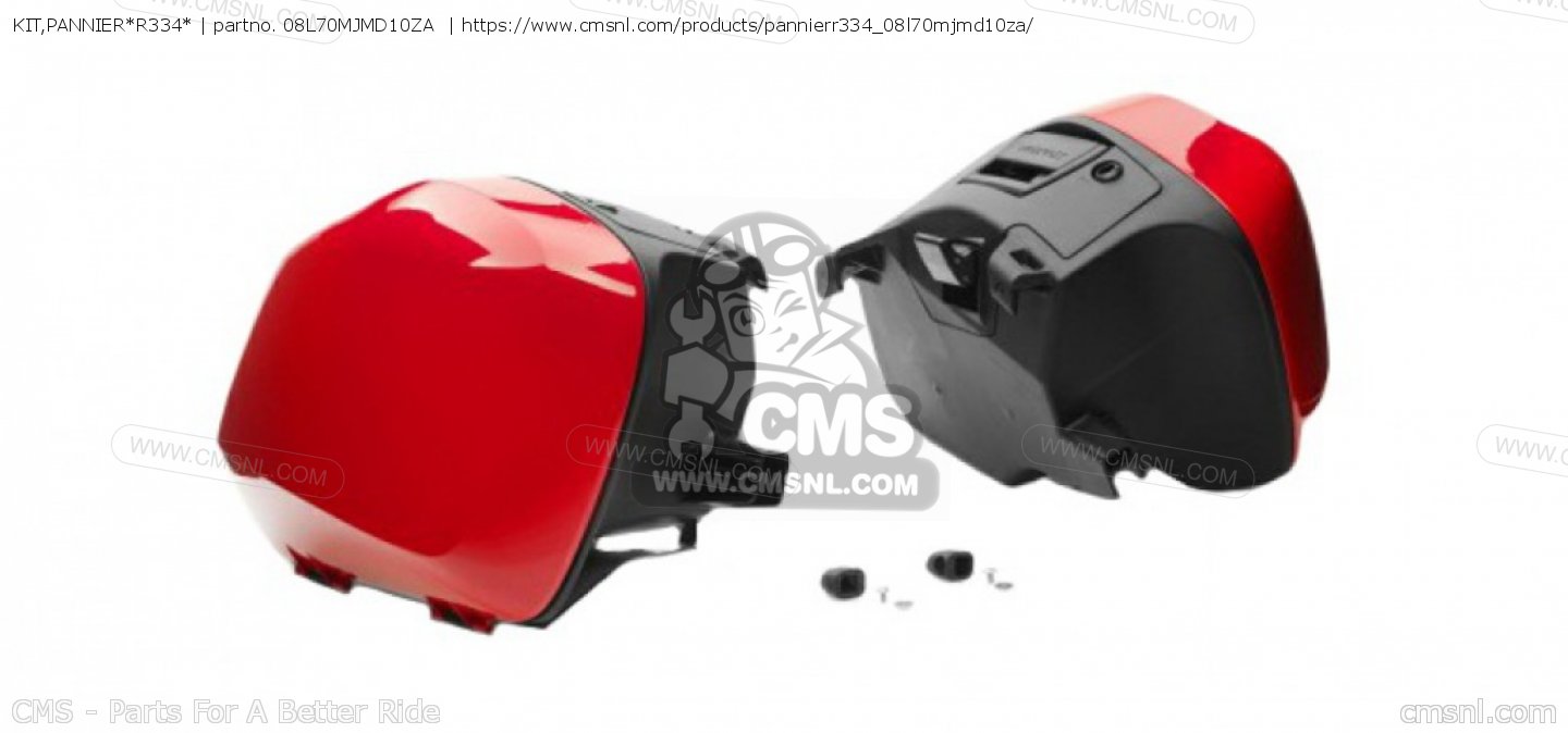 08L70-MJM-D10ZA Kit,Pannier*R334*, 08L70MJMD10ZA Honda