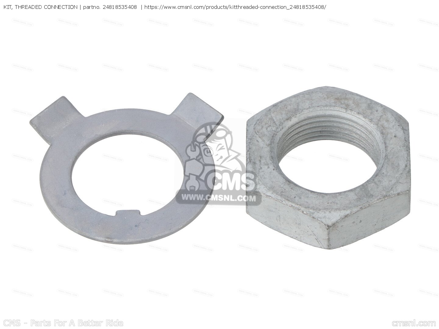 24818535408: KIT, THREADED CONNECTION BMW - buy the 24 81 8 535 408 at ...