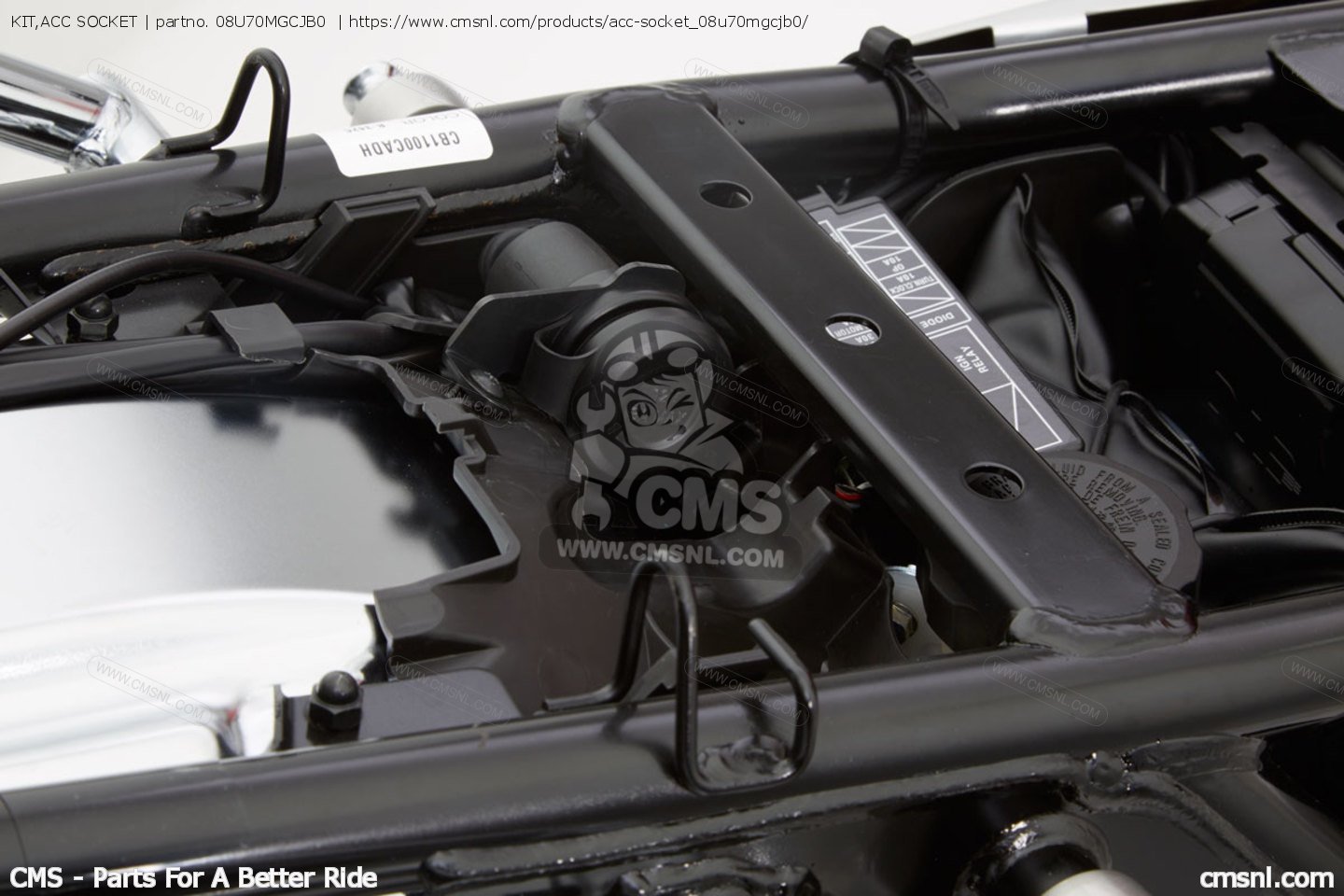 08U70MGCJB0: Kit,acc Socket Honda - buy the 08U70-MGC-JB0 at CMSNL