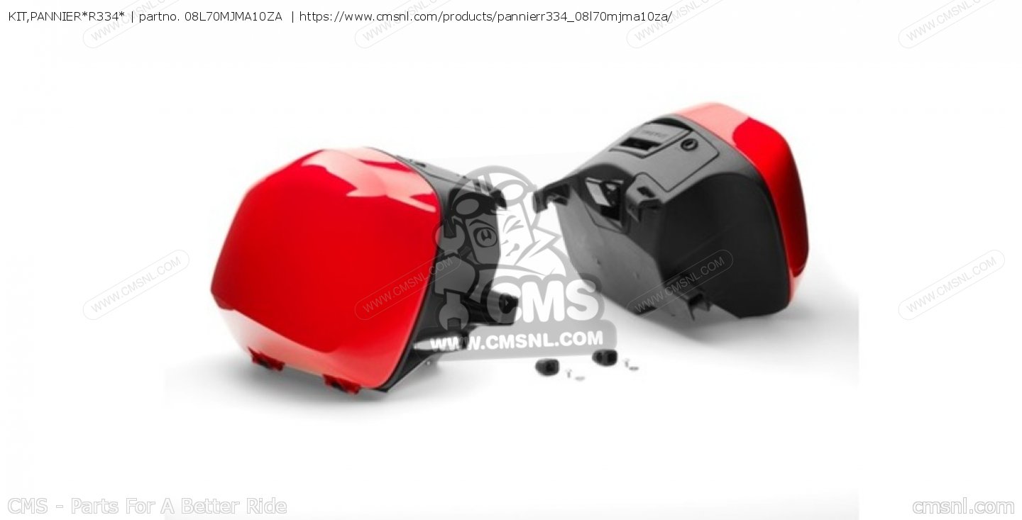 08L70MJMA10ZA: KIT,PANNIER*R334* Honda - buy the 08L70-MJM-A10ZA at CMSNL