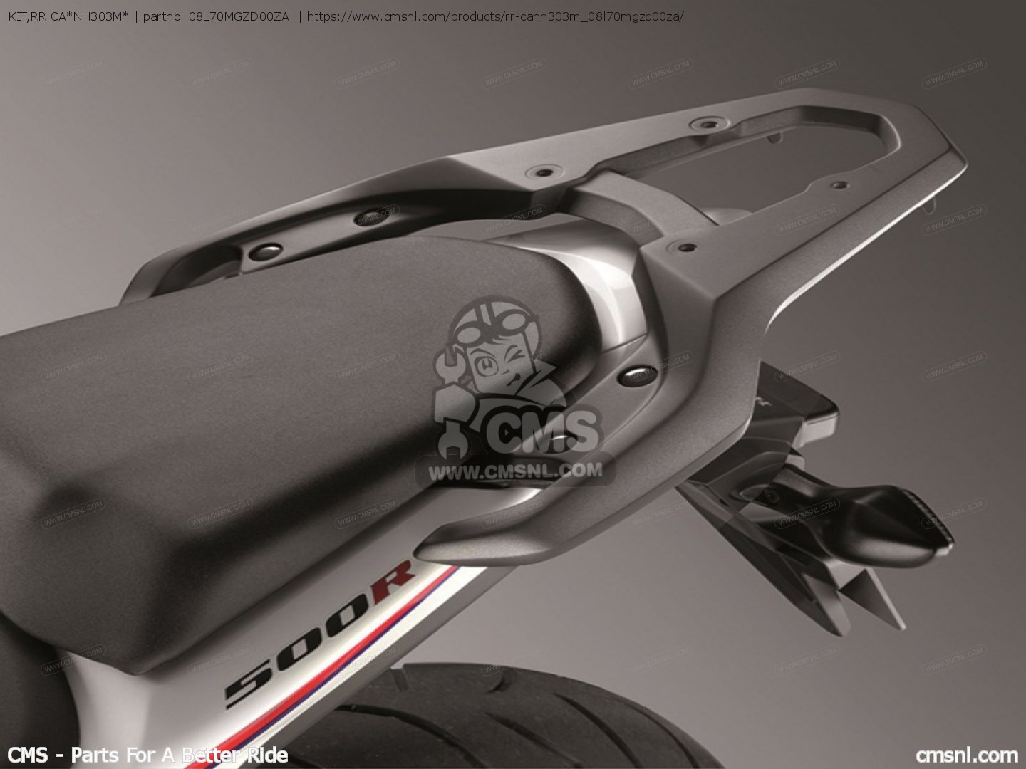 08L70MGZD00ZA: KIT,RR CA*NH303M* Honda - buy the 08L70-MGZ-D00ZA at CMSNL