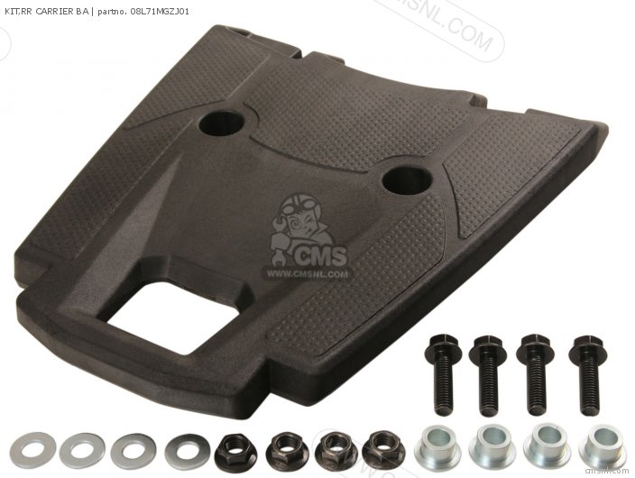 08L71MGZJ01: KIT,RR CARRIER BASE Honda - buy the 08L71-MGZ-J01 at CMSNL
