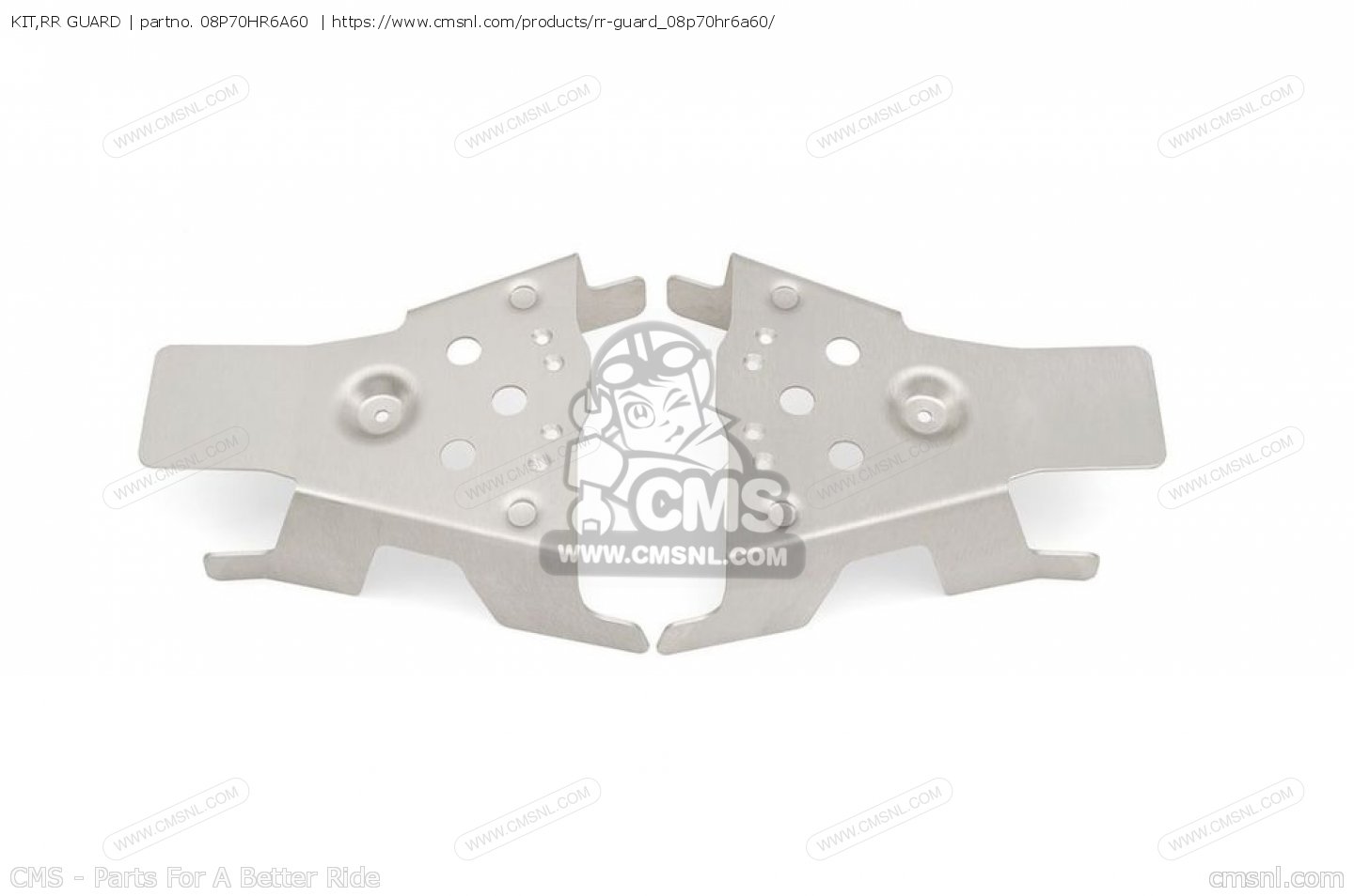08P70HR6A60: KIT,RR GUARD Honda - buy the 08P70-HR6-A60 at CMSNL