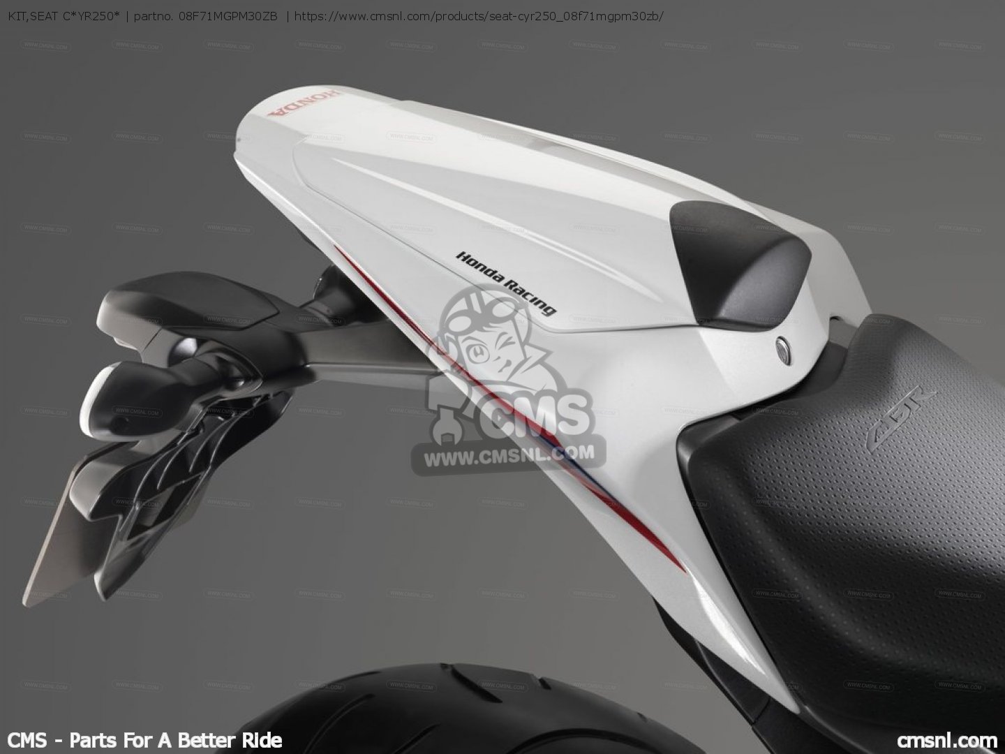 08F71MGPM30ZB: KIT,SEAT C*YR250* Honda - buy the 08F71-MGP-M30ZB at CMSNL