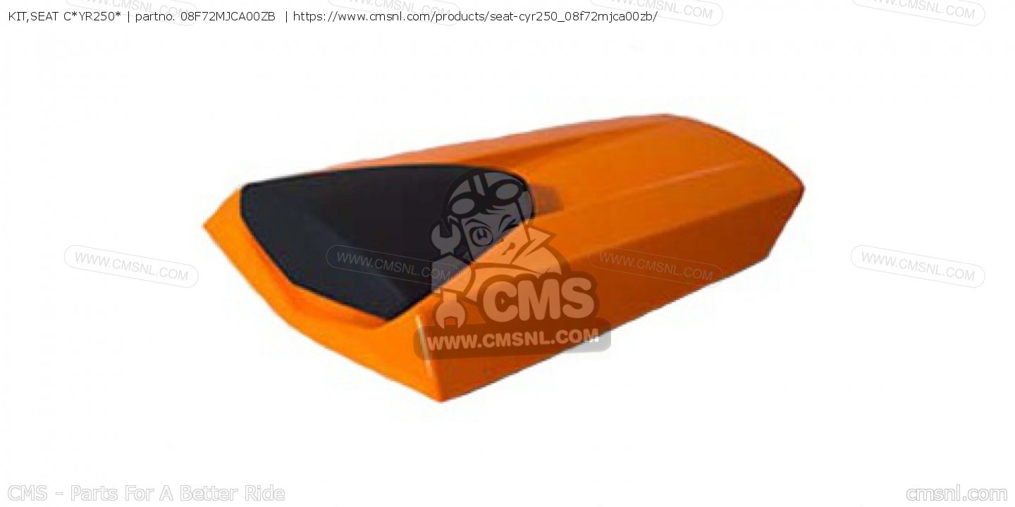 08F72MJCA00ZB: KIT,SEAT C*YR250* Honda - buy the 08F72-MJC-A00ZB at CMSNL