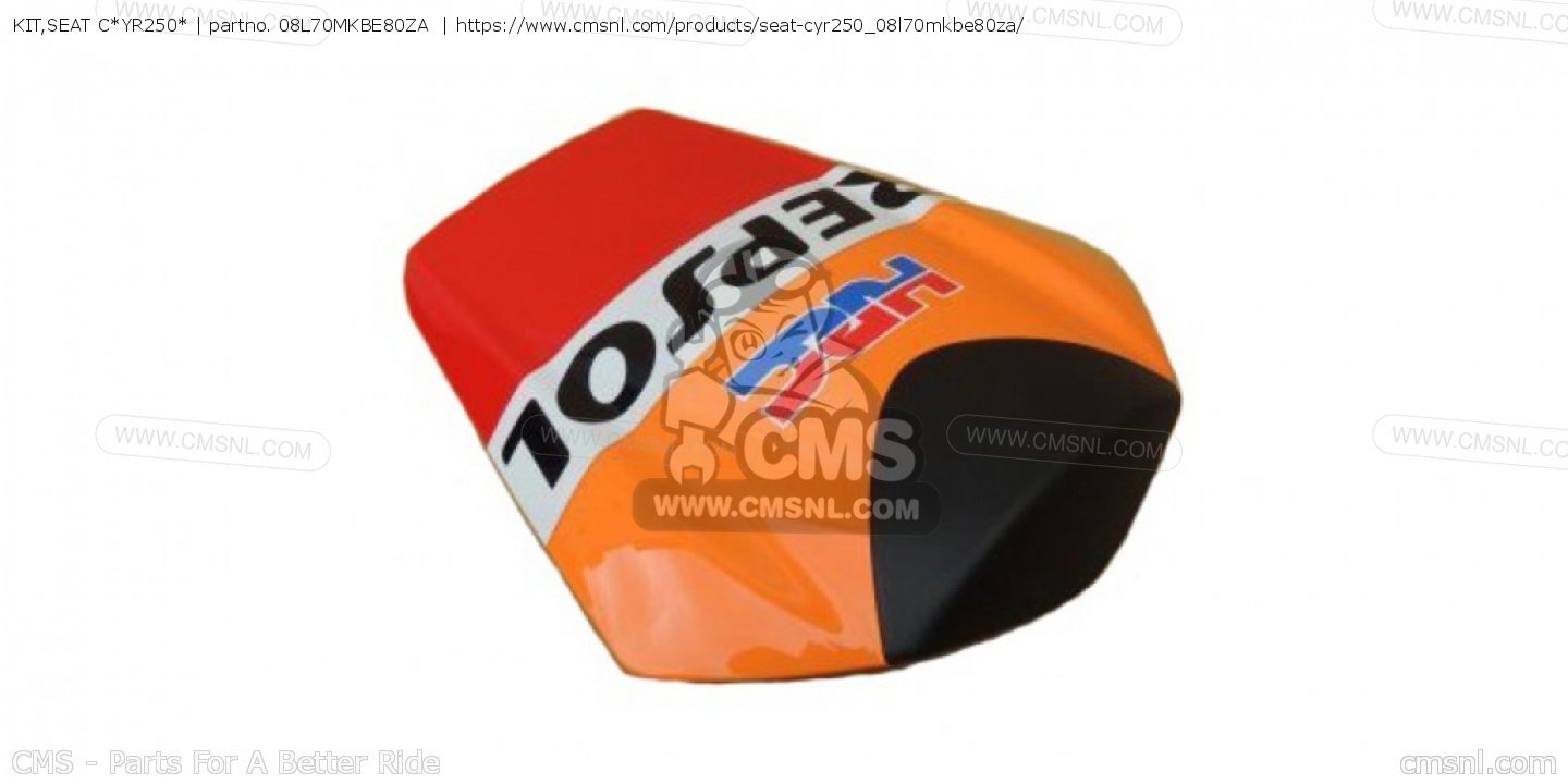 08L70MKBE80ZA: Kit,seat C*yr250* Honda - buy the 08L70-MKB-E80ZA at CMSNL