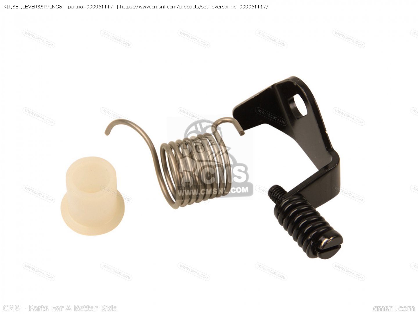 999961117: KIT,SET,LEVER&SPRING& Kawasaki - buy the 99996-1117 at CMSNL