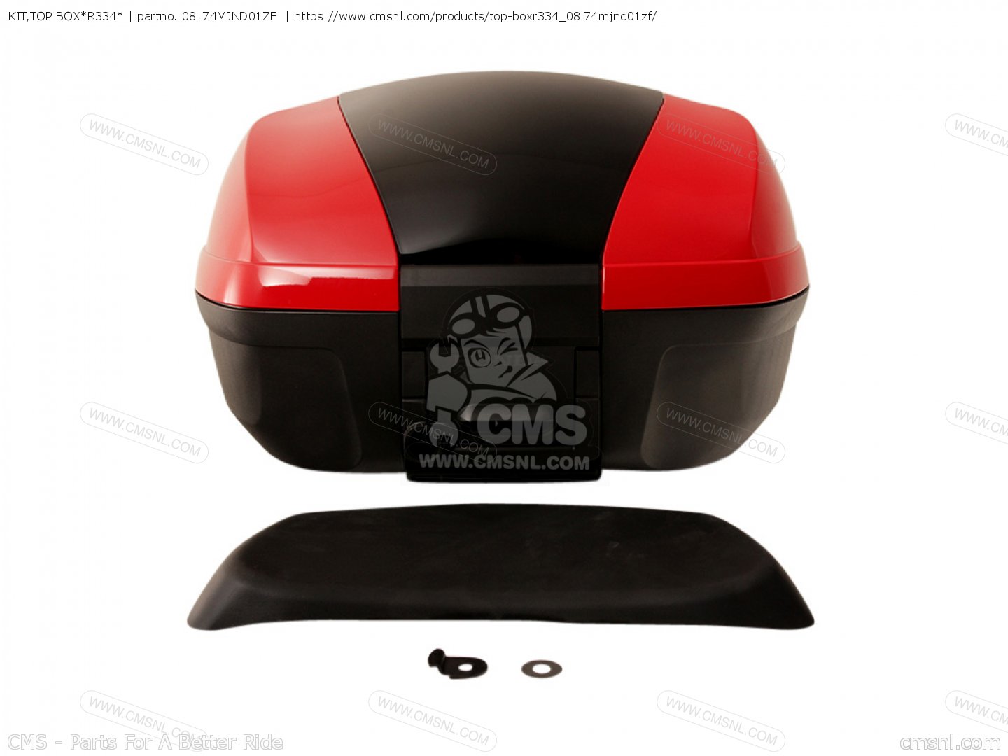 08L74MJND01ZF: KIT,TOP BOX*R334* Honda - buy the 08L74-MJN-D01ZF at CMSNL