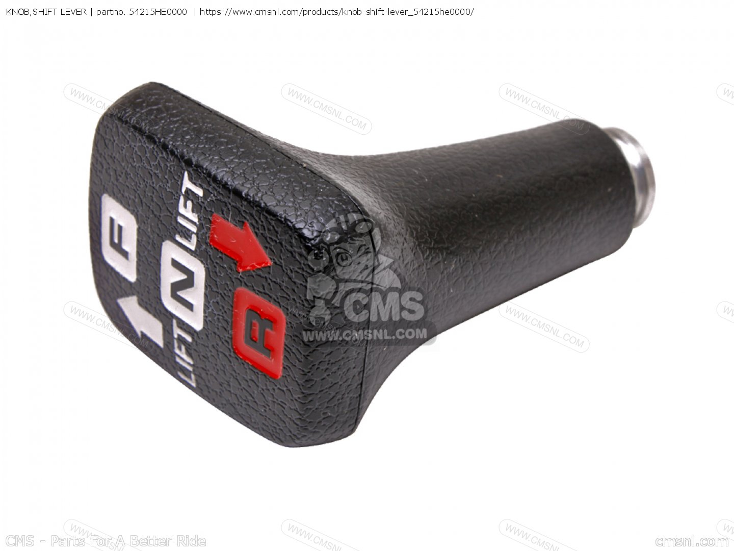 54215HE0000: KNOB,SHIFT LEVER Honda - buy the 54215-HE0-000 at CMSNL
