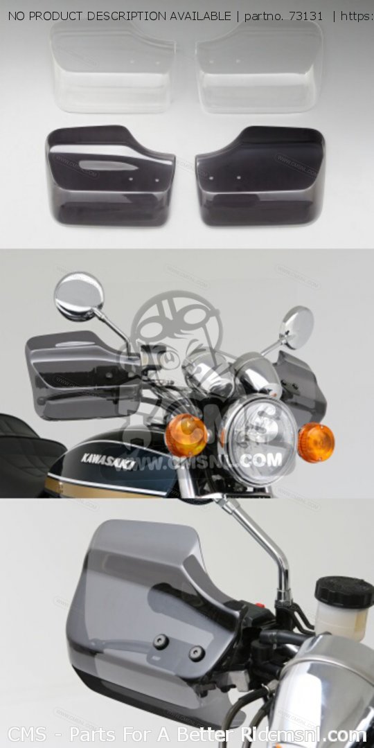 73131: KNUCKLE VISOR WIDE L/R (CLEAR) 100067401 Daytona - buy the 73131 ...