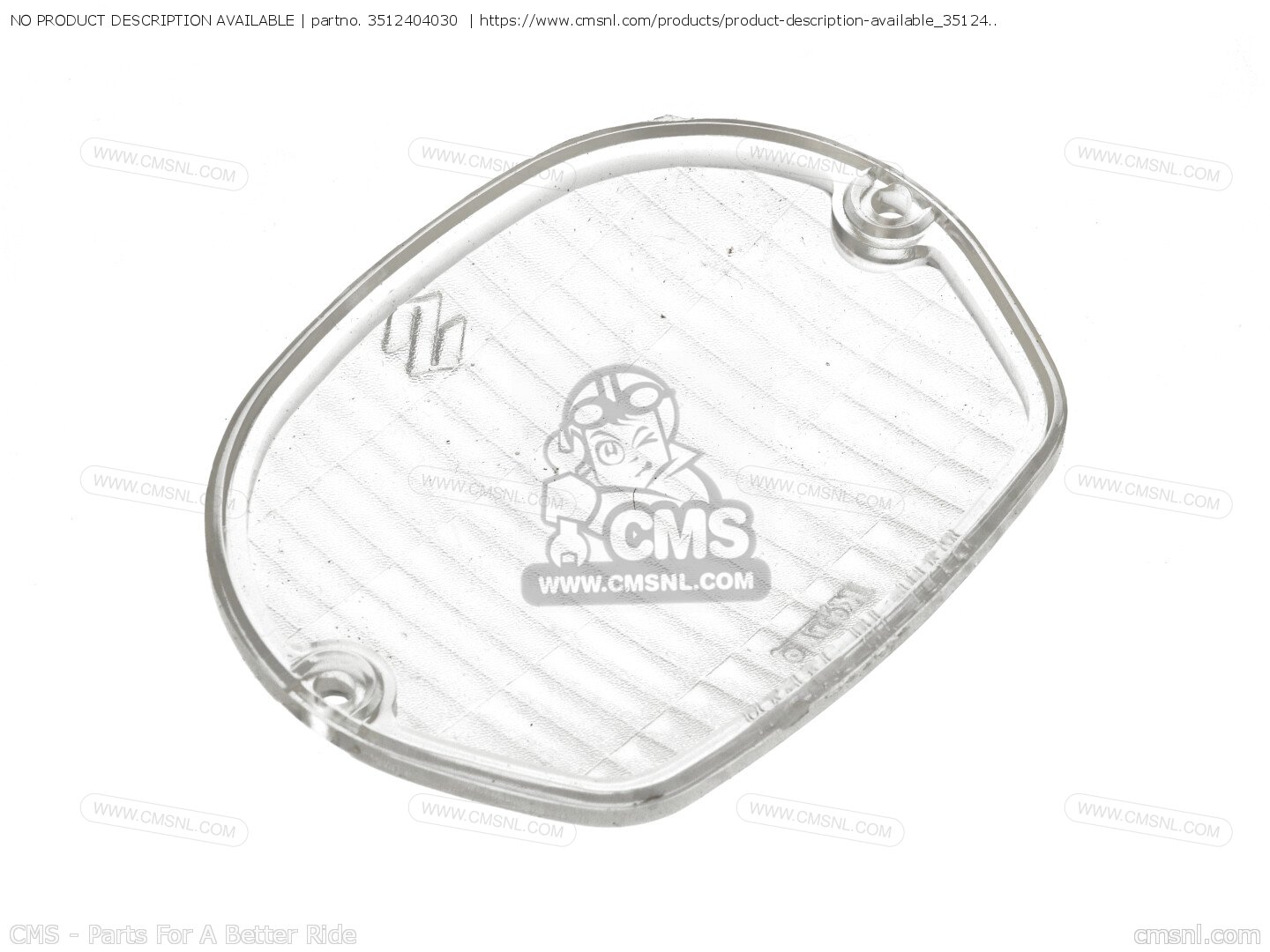 3512404030: Koito Lens Suzuki - buy the 35124-04030-000 at CMSNL