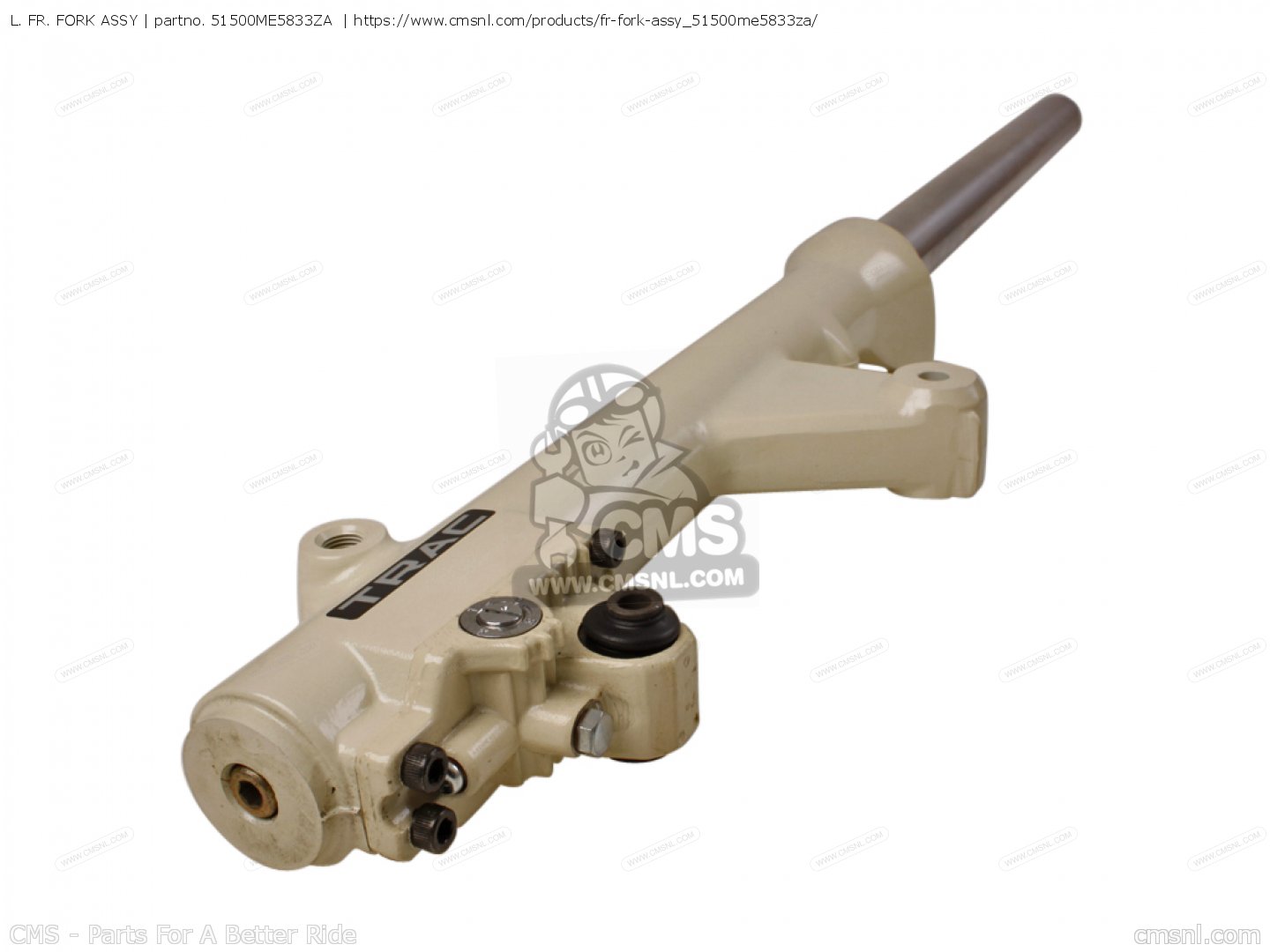 51500ME5833ZA: L. Fr. Fork Assy Honda - buy the 51500-ME5-833ZA at CMSNL