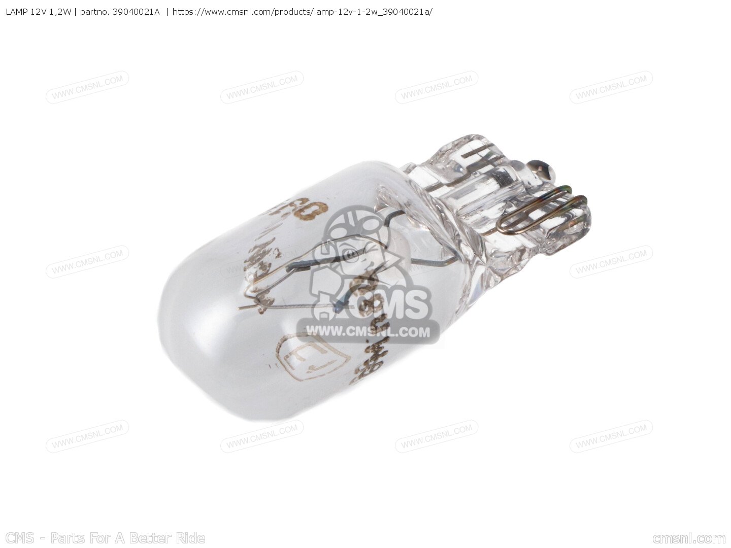 39040021A: LAMP 12V 1,2W Ducati - buy the 39040021A at CMSNL