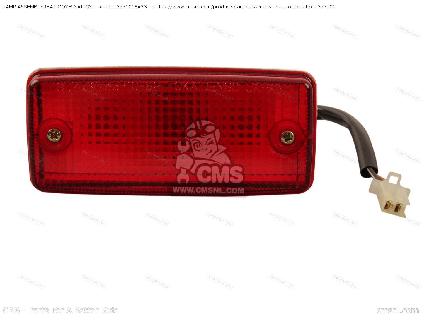 3571018A33: LAMP ASSEMBLY,REAR COMBINATION Suzuki - buy the 35710-18A33 ...
