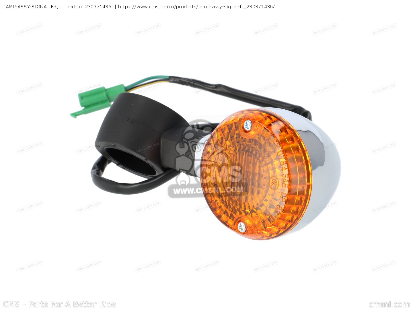 230371436: Lamp-assy-signal,fr,l Kawasaki - buy the 23037-1436 at CMSNL