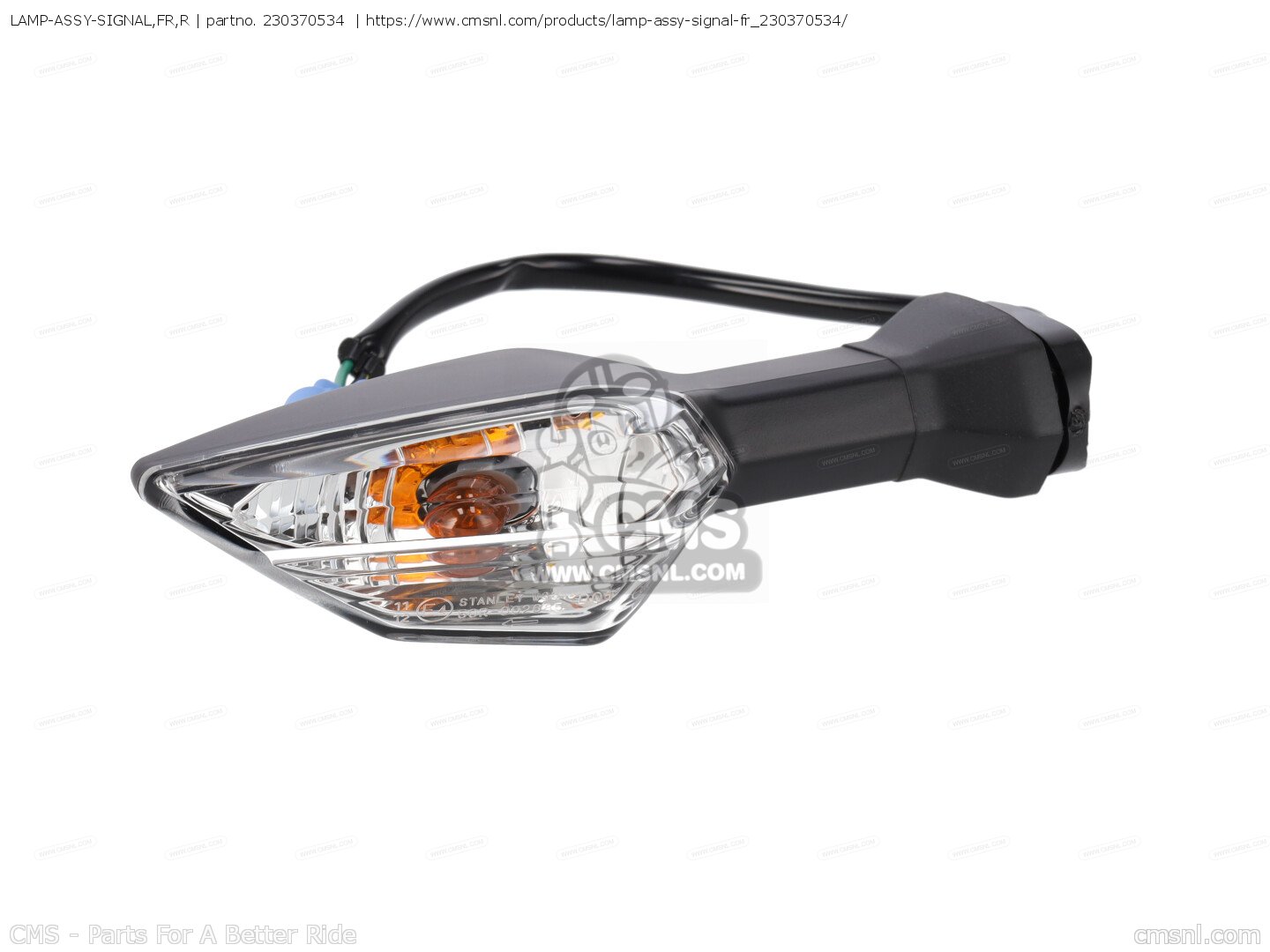230370534: Lamp-assy-signal,fr,r Kawasaki - buy the 23037-0534 at CMSNL