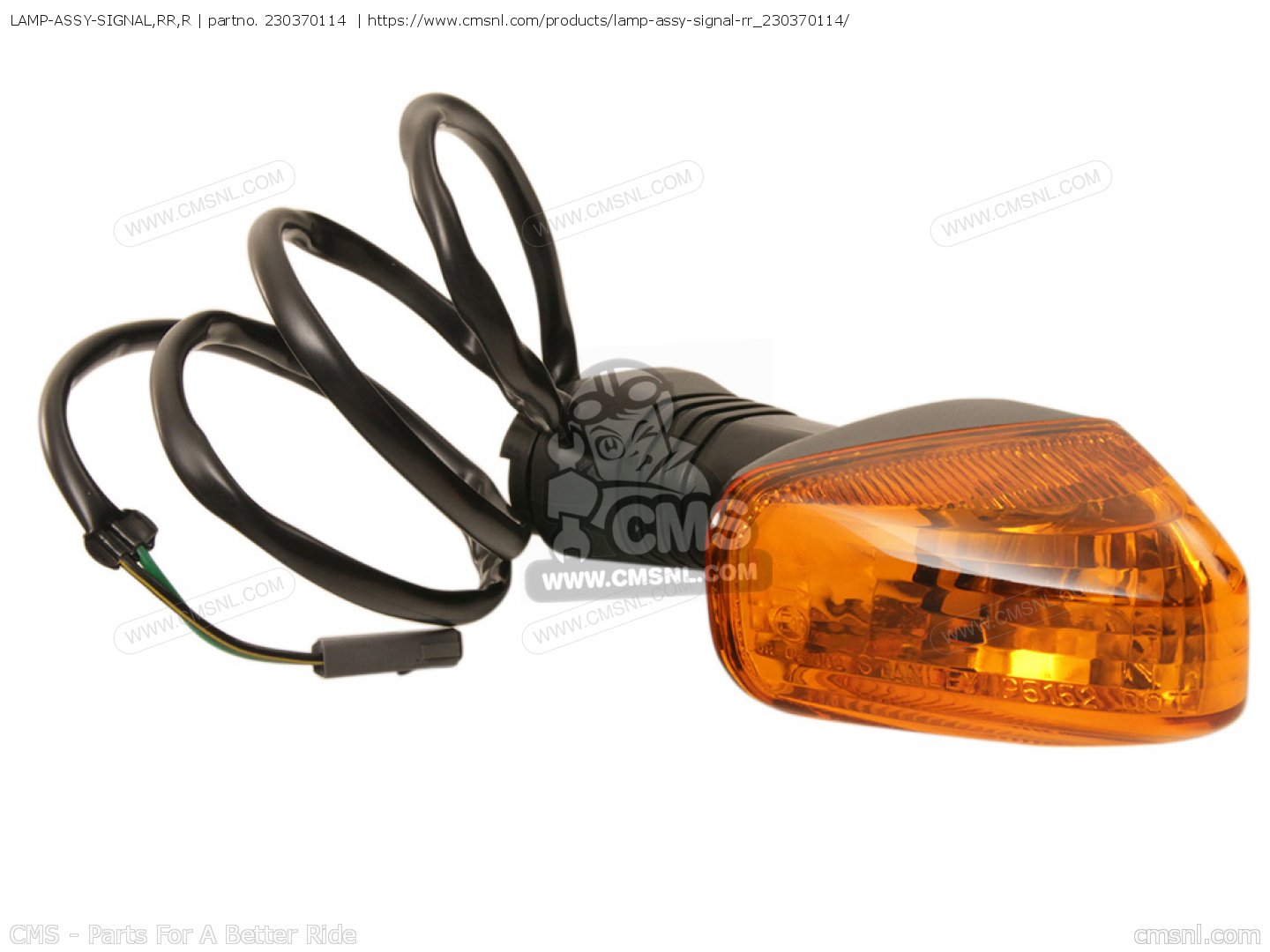 230370114: Lamp-assy-signal,rr,r Kawasaki - buy the 23037-0114 at CMSNL