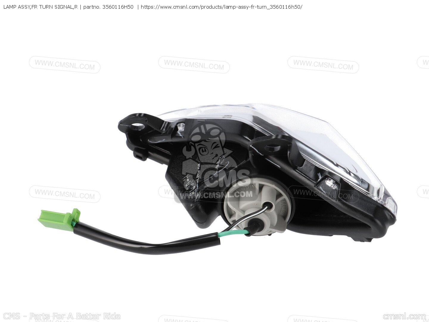 3560116H50: LAMP ASSY,FR TURN SIGNAL,R Suzuki - buy the 35601-16H50 at ...
