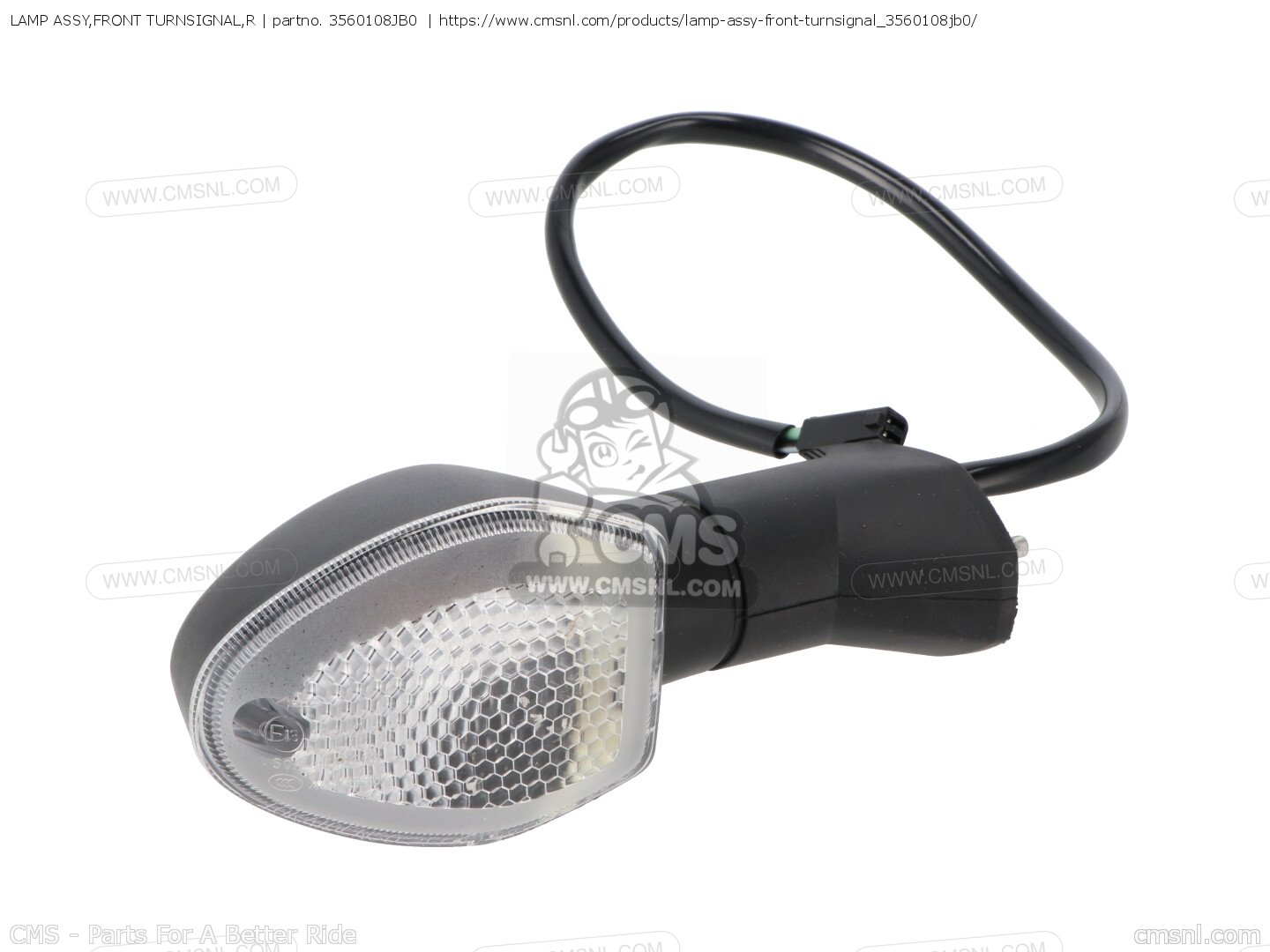 3560108JB0: LAMP ASSY,FRONT TURNSIGNAL,R Suzuki - buy the 35601-08JB0 ...