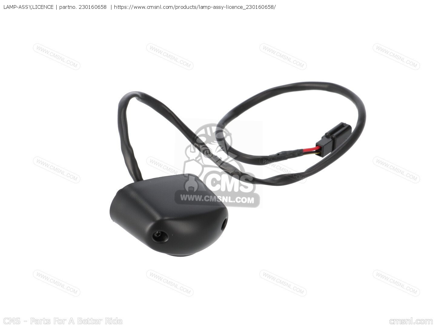 230160658: Lamp-assy,licence Kawasaki - buy the 23016-0658 at CMSNL
