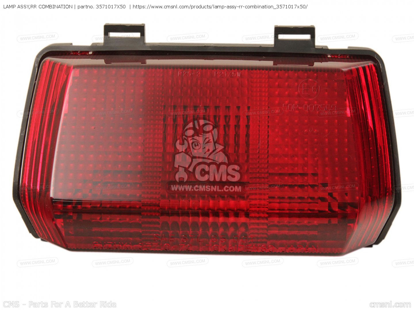 3571017X50: LAMP ASSY,RR COMBINATION Suzuki - buy the 35710-17X50 at CMSNL