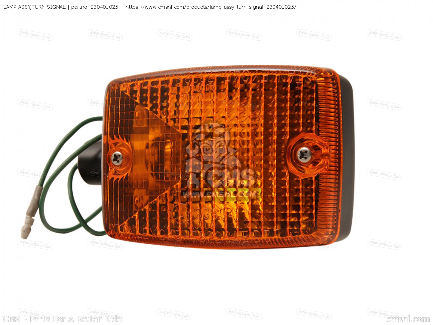 230401025: Lamp Assy,turn Signal Kawasaki - buy the 23040-1025 at CMSNL