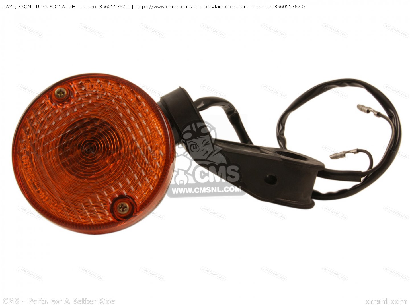 LAMP, FRONT TURN SIGNAL RH for Suzuki - order at CMSNL