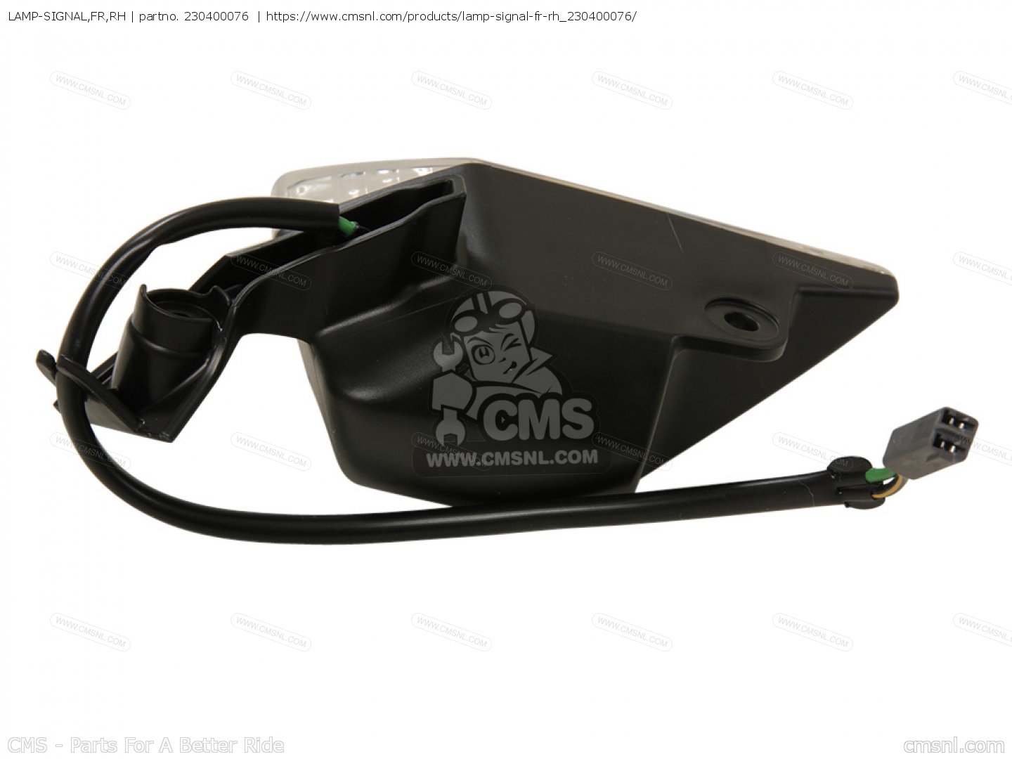 230400076: Lamp-signal,fr,rh Kawasaki - buy the 23040-0076 at CMSNL