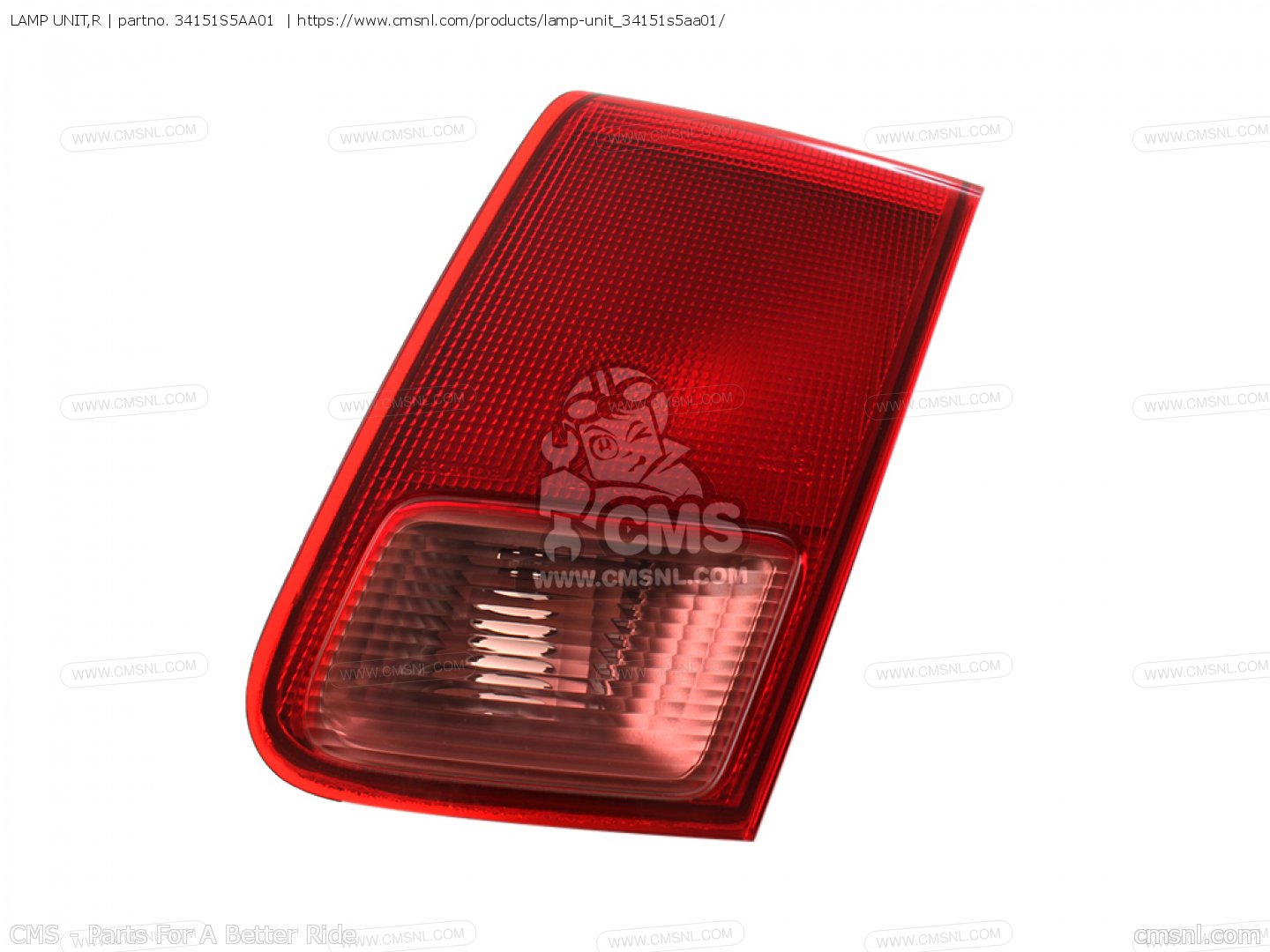 34151S5AA01: LAMP UNIT,R Honda - buy the 34151-S5A-A01 at CMSNL