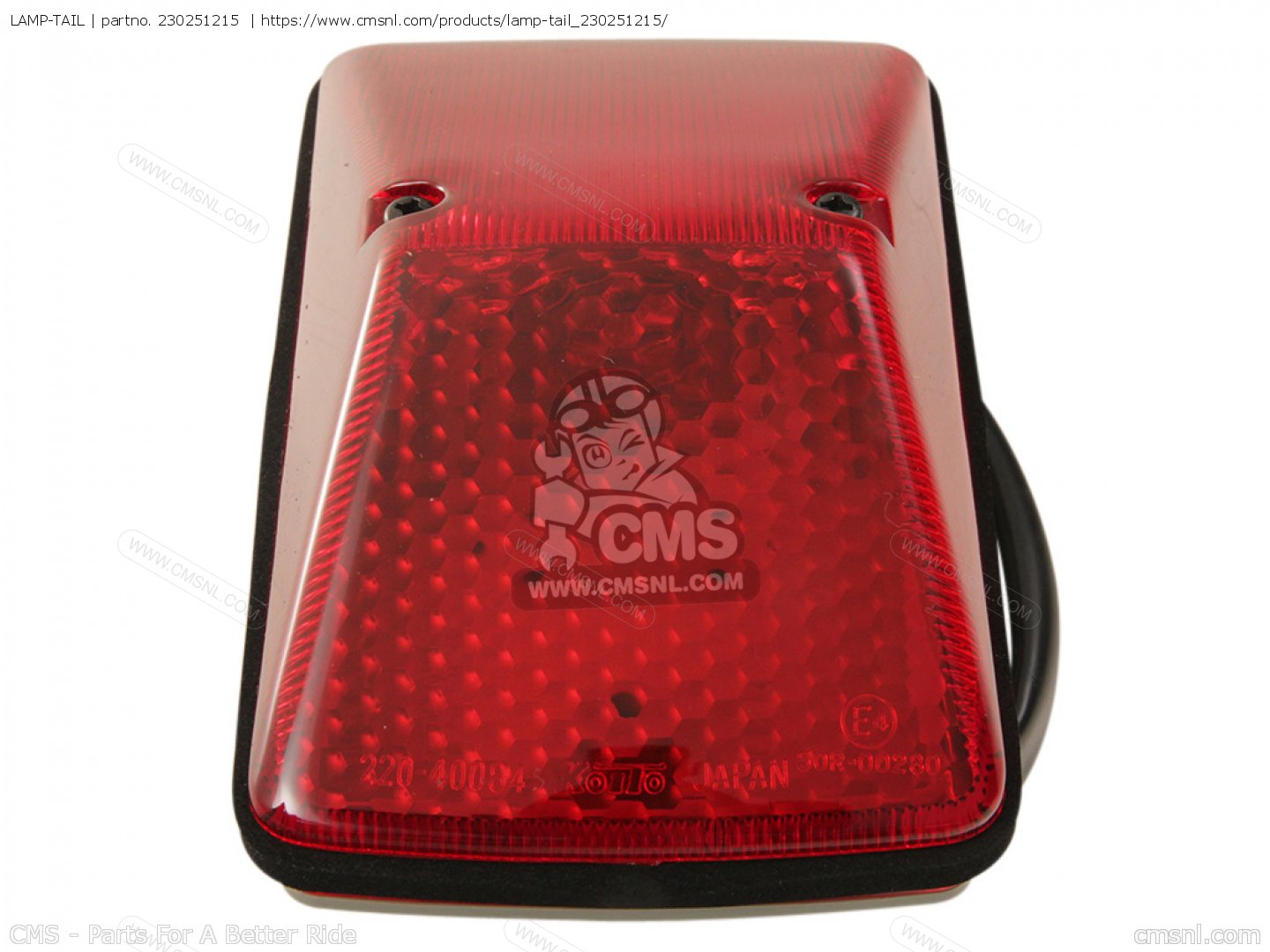 230251215: LAMP-TAIL Kawasaki - buy the 23025-1215 at CMSNL