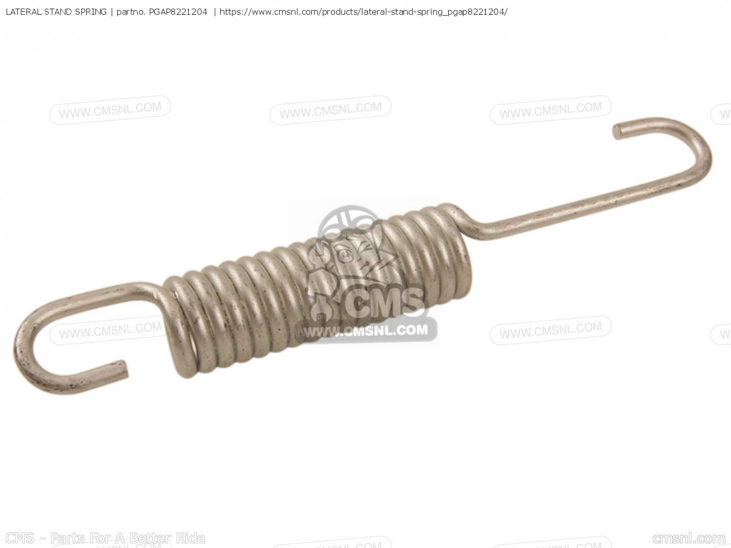 PGAP8221204: LATERAL STAND SPRING Piaggio Group - buy the PGAP8221204 ...