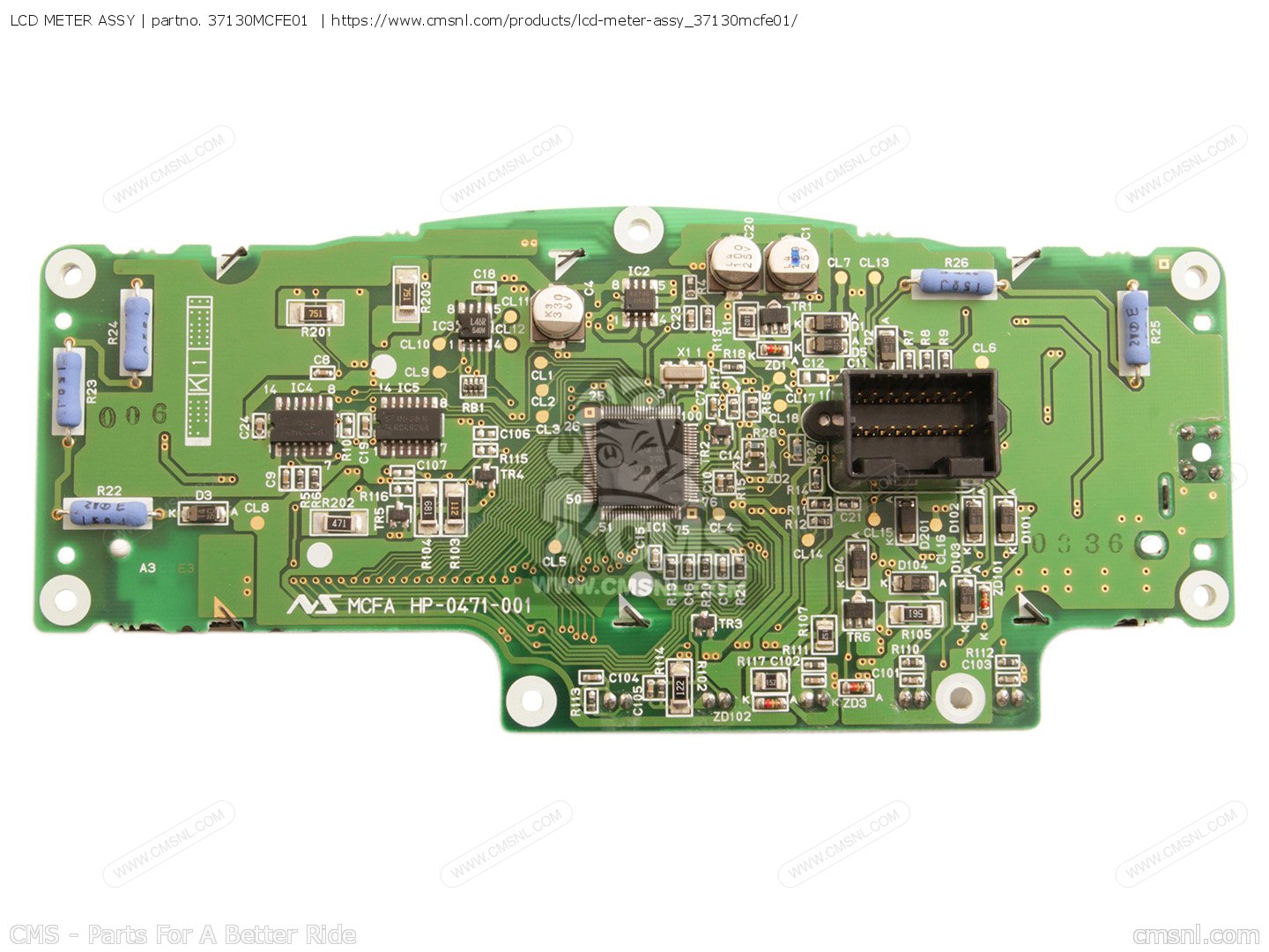 37130MCFE01: Lcd Meter Assy Honda - buy the 37130-MCF-E01 at CMSNL