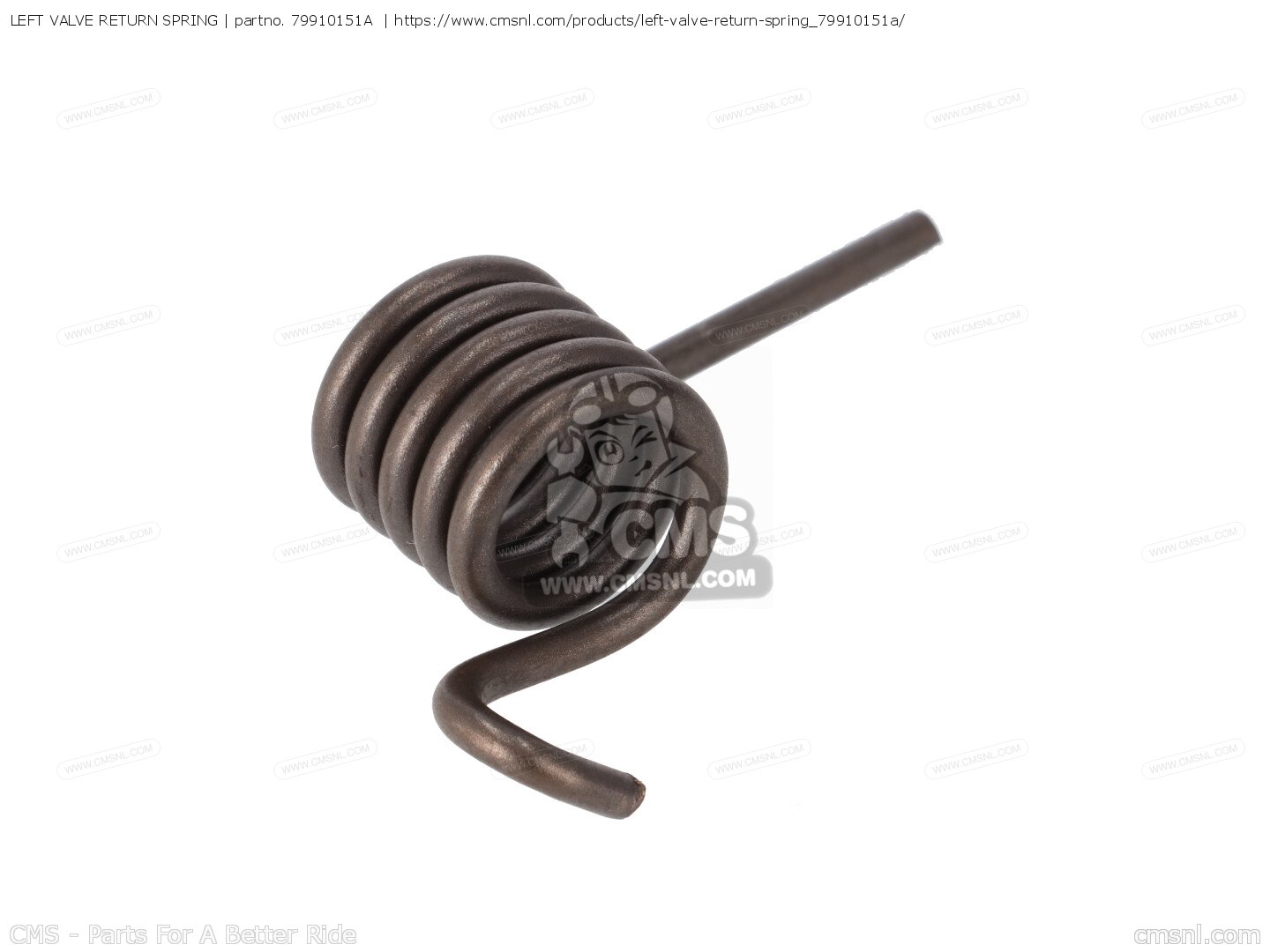 79910151A: LEFT VALVE RETURN SPRING Ducati - buy the 79910151A at CMSNL