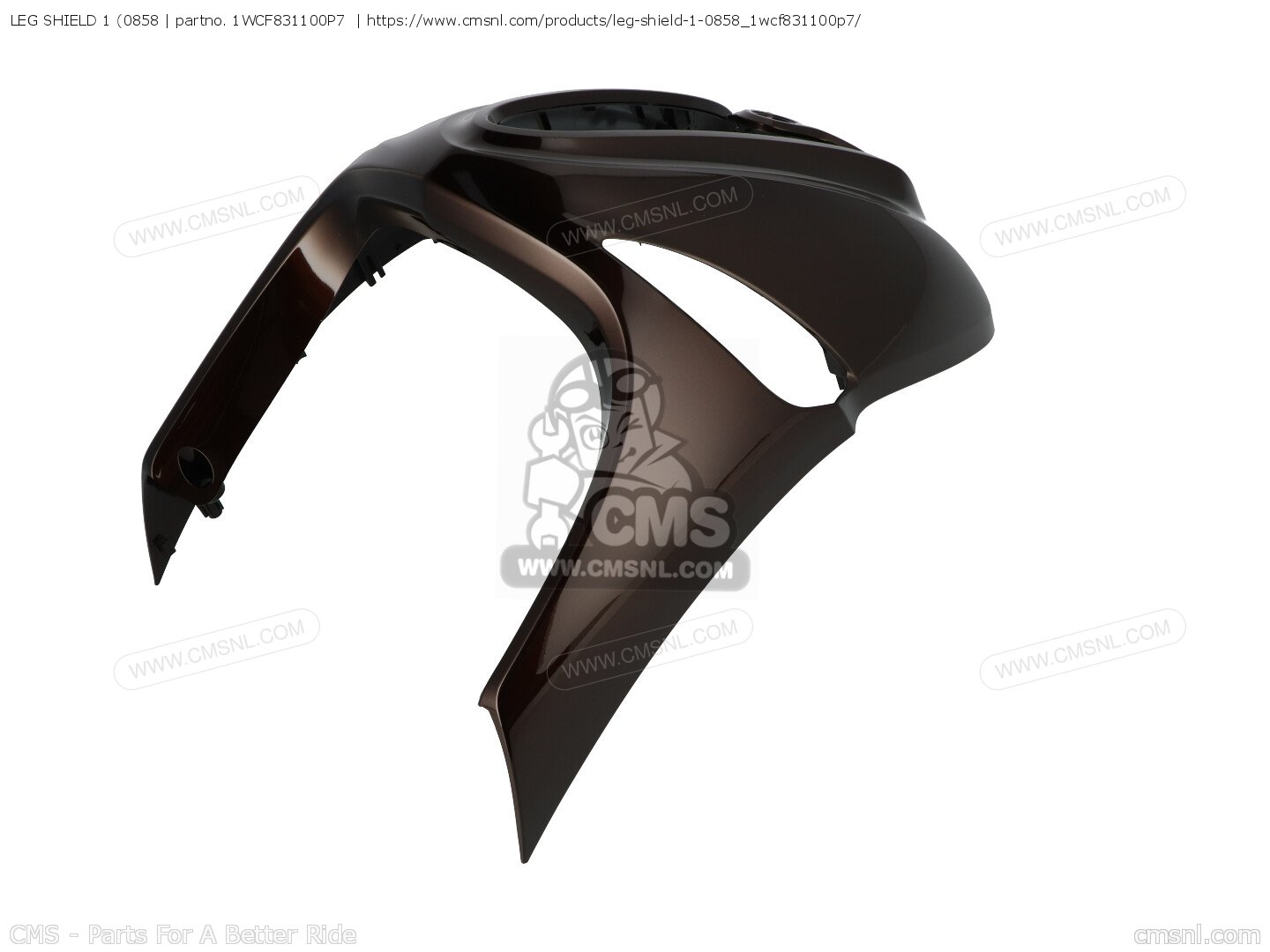 1WCF831100P7: Leg Shield 1 (0858 Yamaha - buy the 1WC-F8311-00-P7 at CMSNL