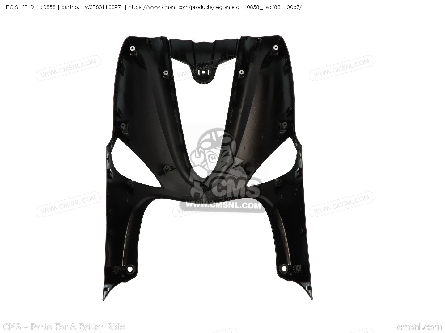 1WCF831100P7: Leg Shield 1 (0858 Yamaha - buy the 1WC-F8311-00-P7 at CMSNL