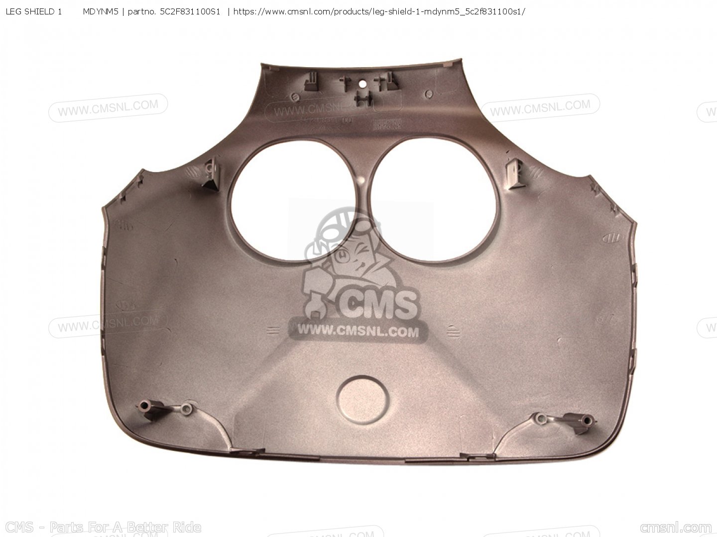 5C2F831100S1: LEG SHIELD 1 MDYNM5 Yamaha - buy the 5C2-F8311-00-S1 at CMSNL