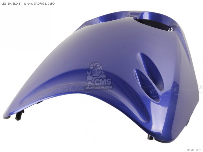 5ADF831101PD: LEG SHIELD 1 Yamaha - buy the 5AD-F8311-01-PD at CMSNL
