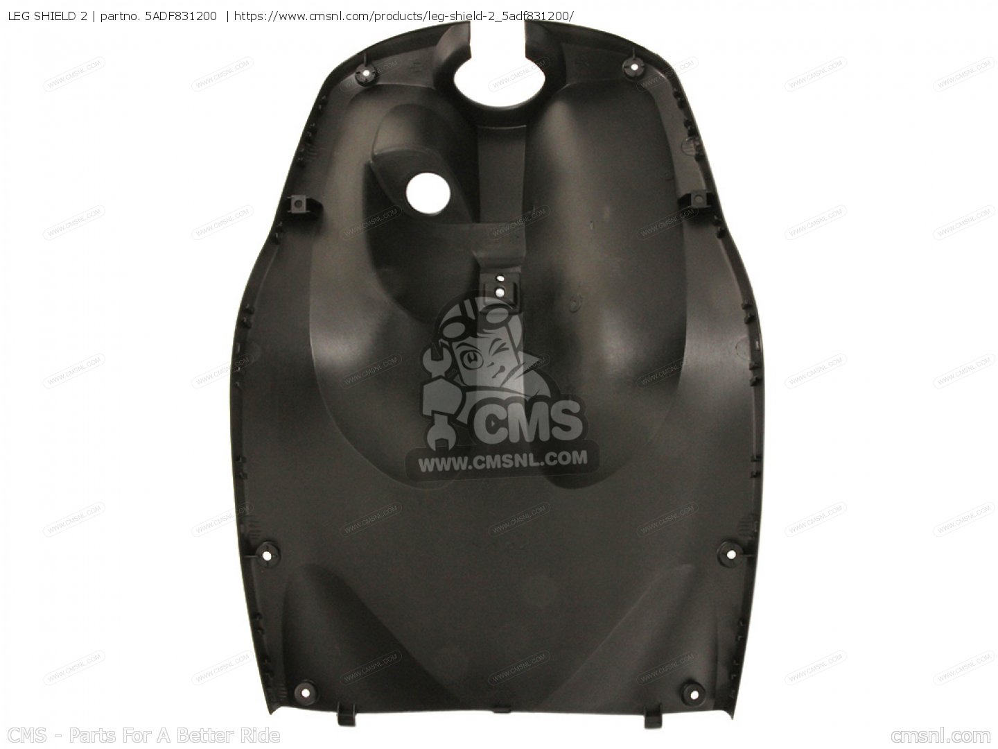 5ADF831200: LEG SHIELD 2 Yamaha - buy the 5AD-F8312-00-00 at CMSNL