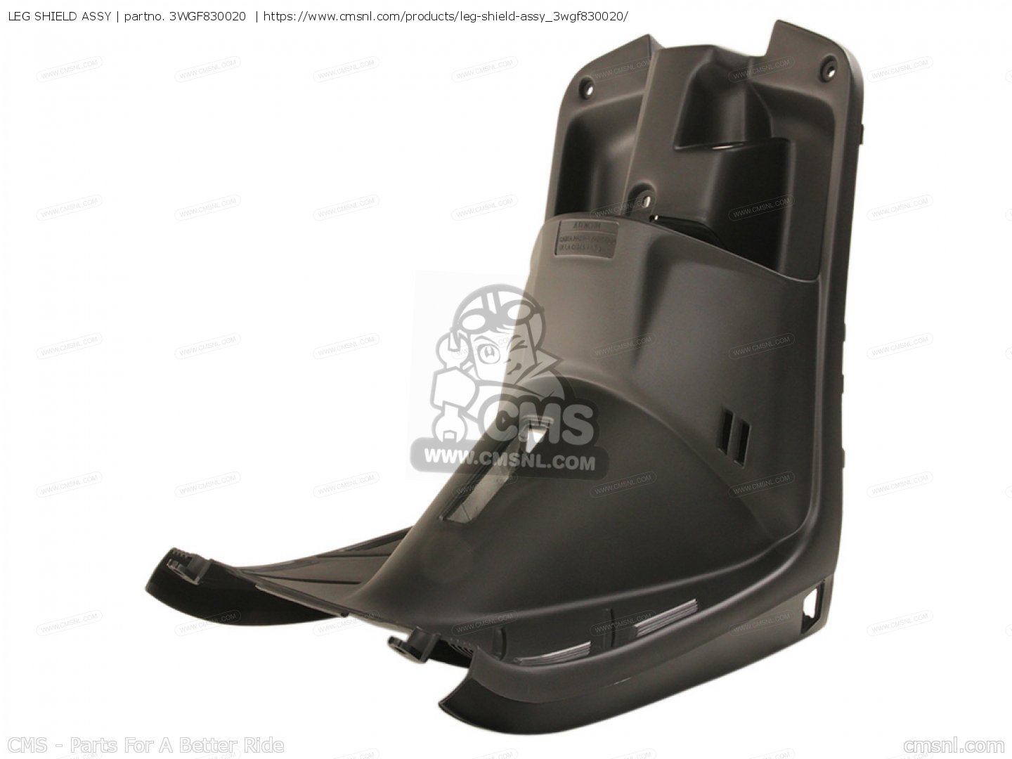 3WGF830020: LEG SHIELD ASSY Yamaha - buy the 3WG-F8300-20-00 at CMSNL