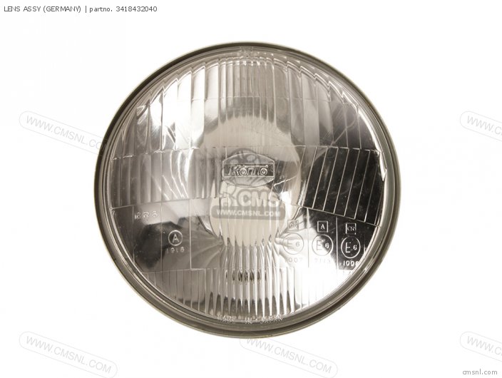 3418432040: LENS ASSY (GERMANY) Yamaha - buy the 341-84320-40-00 at CMSNL