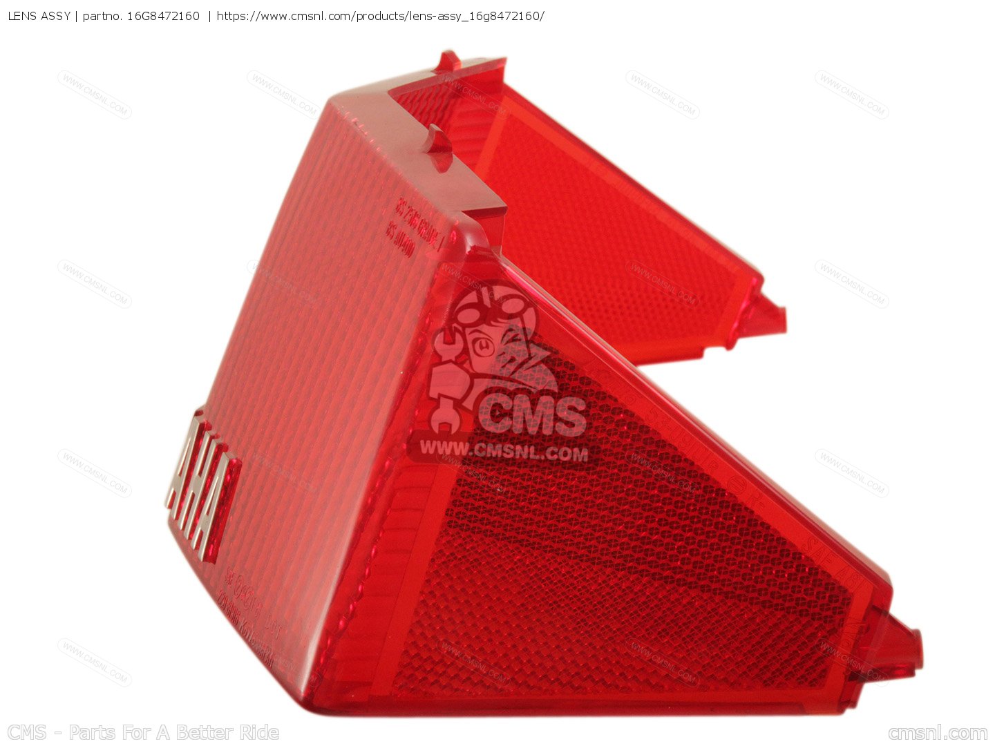 16G8472160: Lens Assy Yamaha - buy the 16G-84721-60 at CMSNL