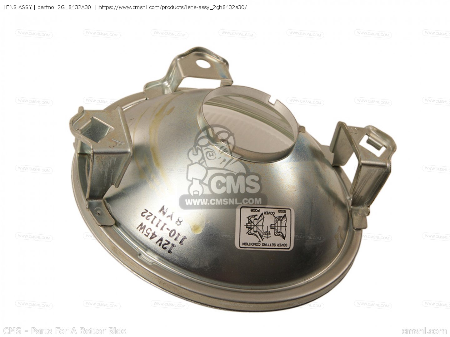 2GH8432A30: LENS ASSY Yamaha - buy the 2GH-8432A-30-00 at CMSNL