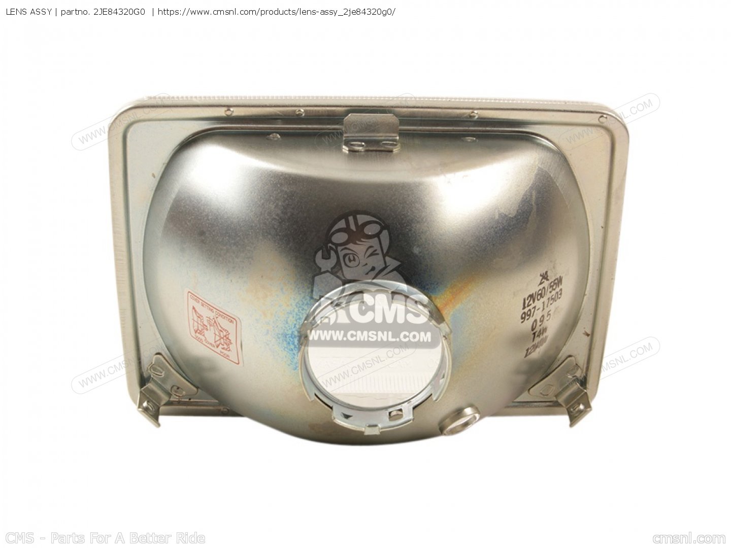 2JE84320G0: Lens Assy Yamaha - buy the 2JE-84320-G0 at CMSNL