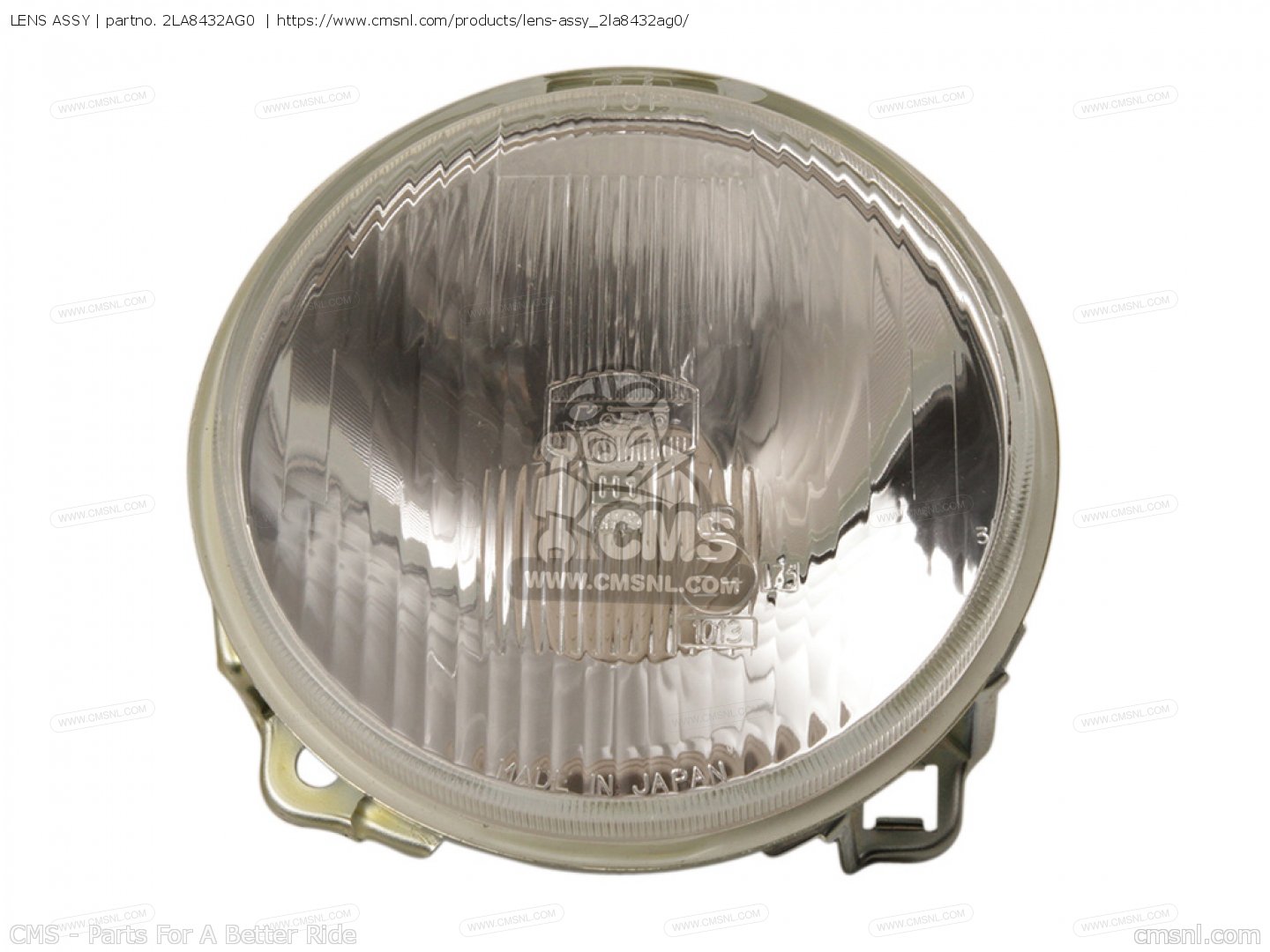 2LA8432AG0: LENS ASSY Yamaha - buy the 2LA-8432A-G0-00 at CMSNL