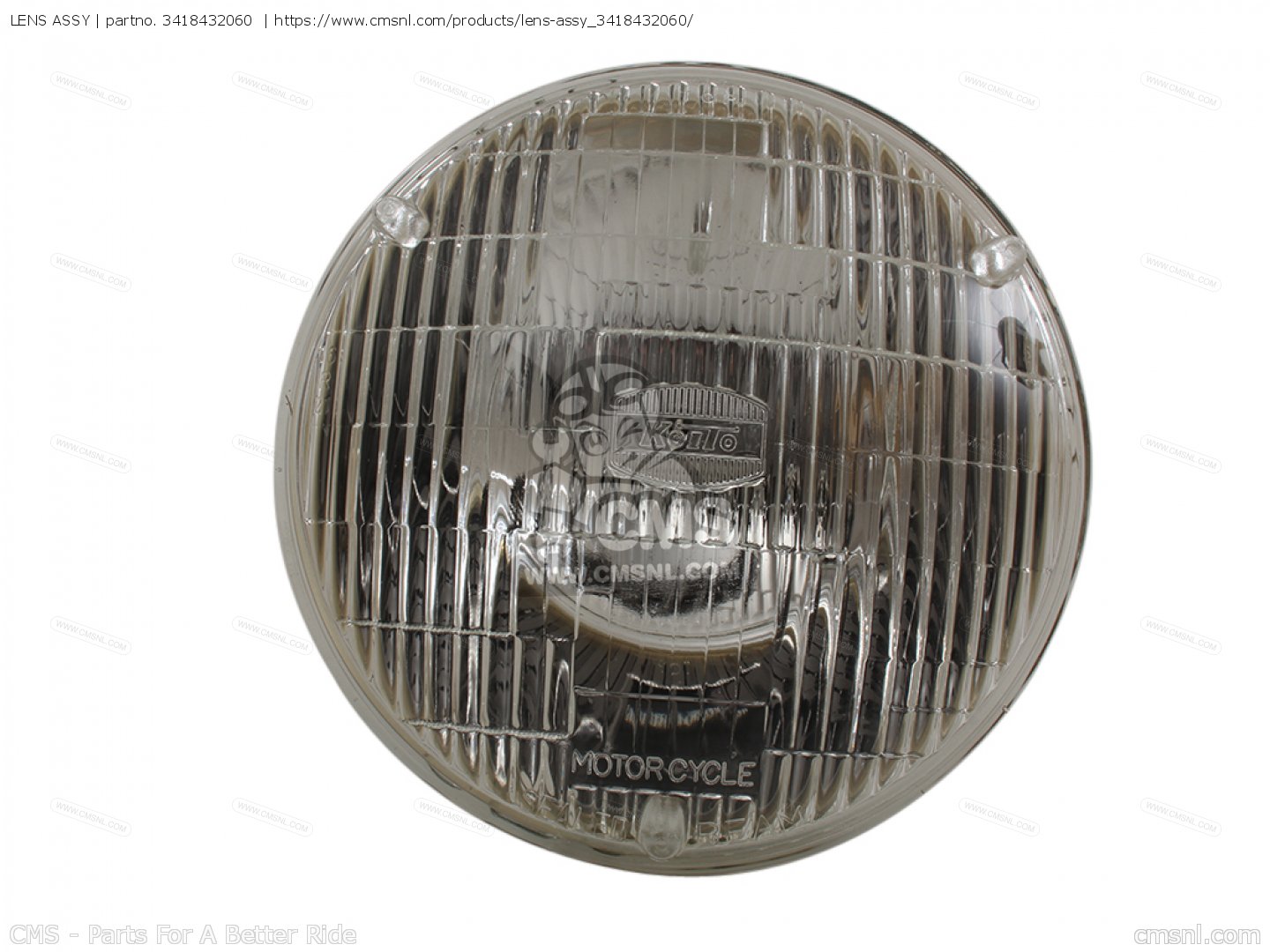 LENS ASSY for TX650 1974 1975 1976 USA - order at CMSNL