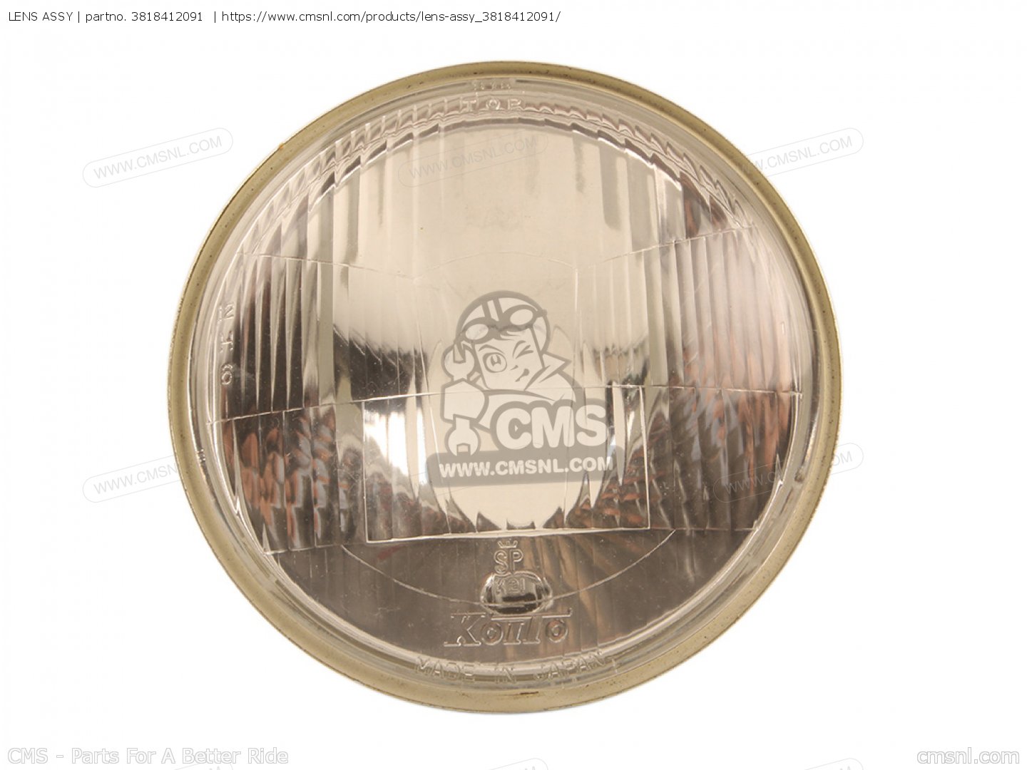 3818412091: LENS ASSY Yamaha - buy the 381-84120-91-00 at CMSNL