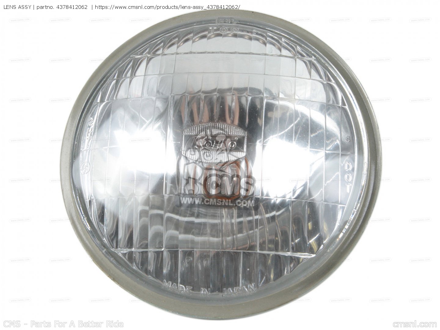 LENS ASSY for DT100 1975 USA - order at CMSNL