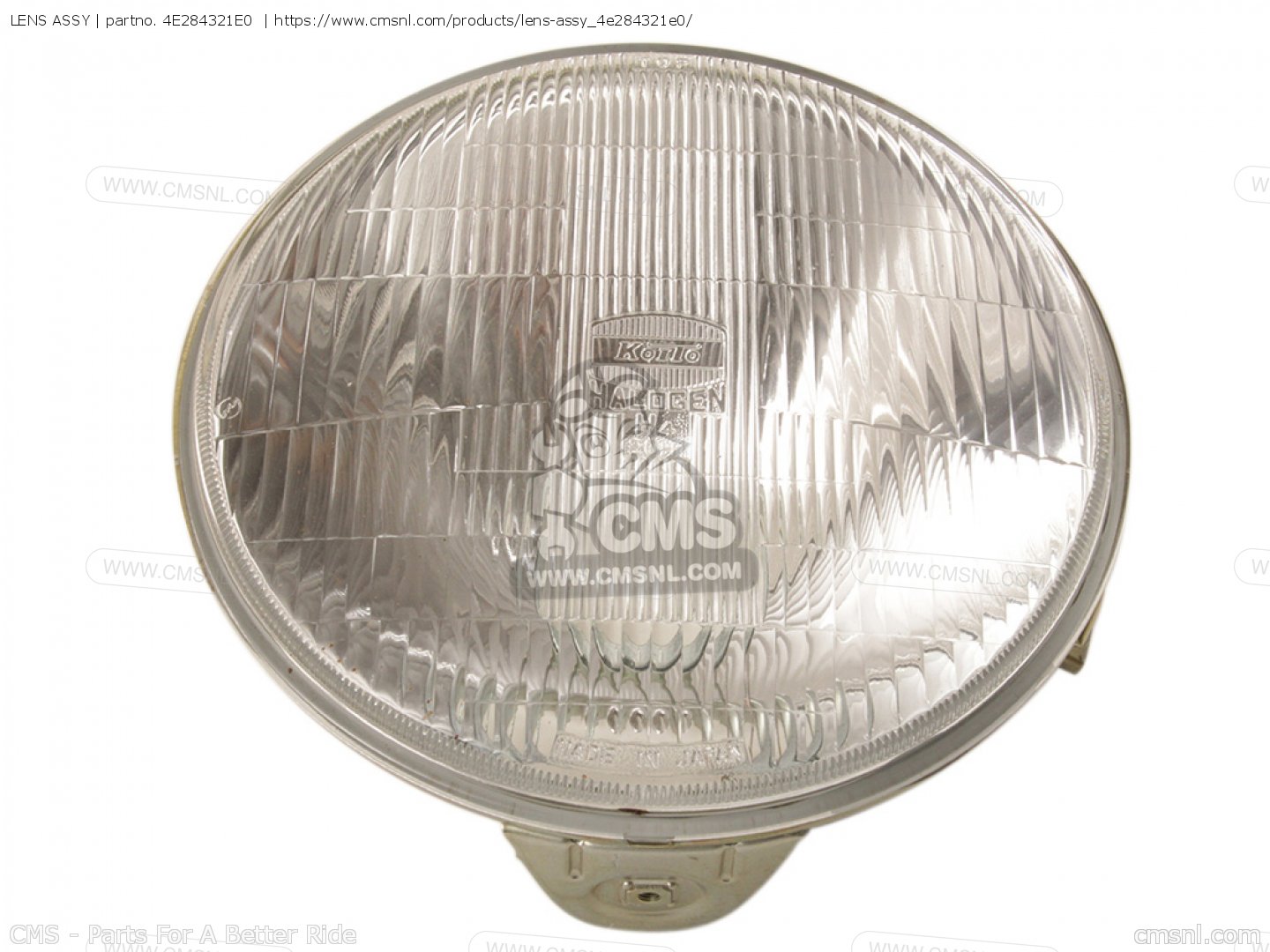 4E284321E0: LENS ASSY Yamaha - buy the 4E2-84321-E0-00 at CMSNL