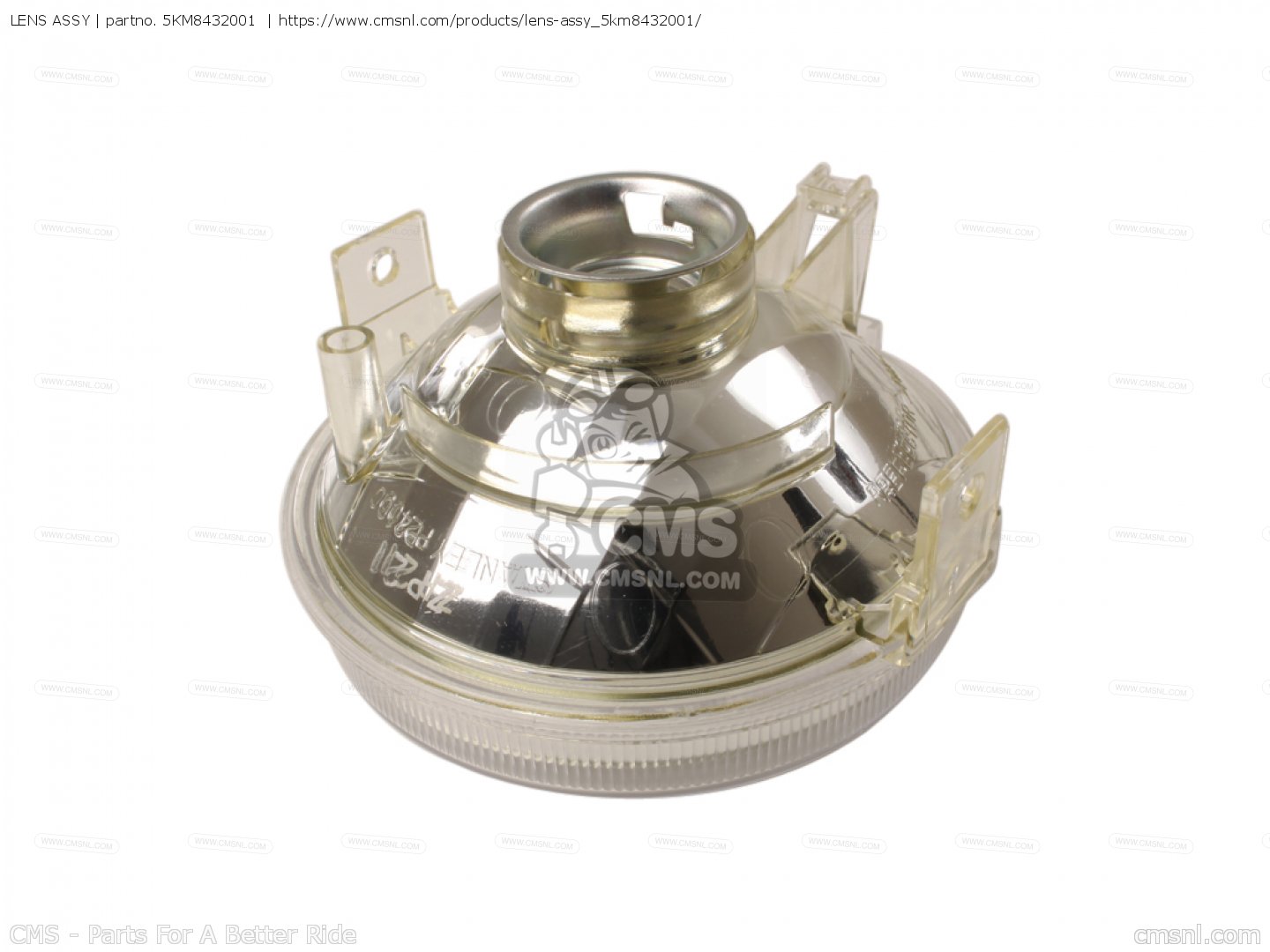5KM-84320-01-00 Lens Assy, 5KM8432001 Yamaha - YFM350FXP, YFM350XP/PC ...